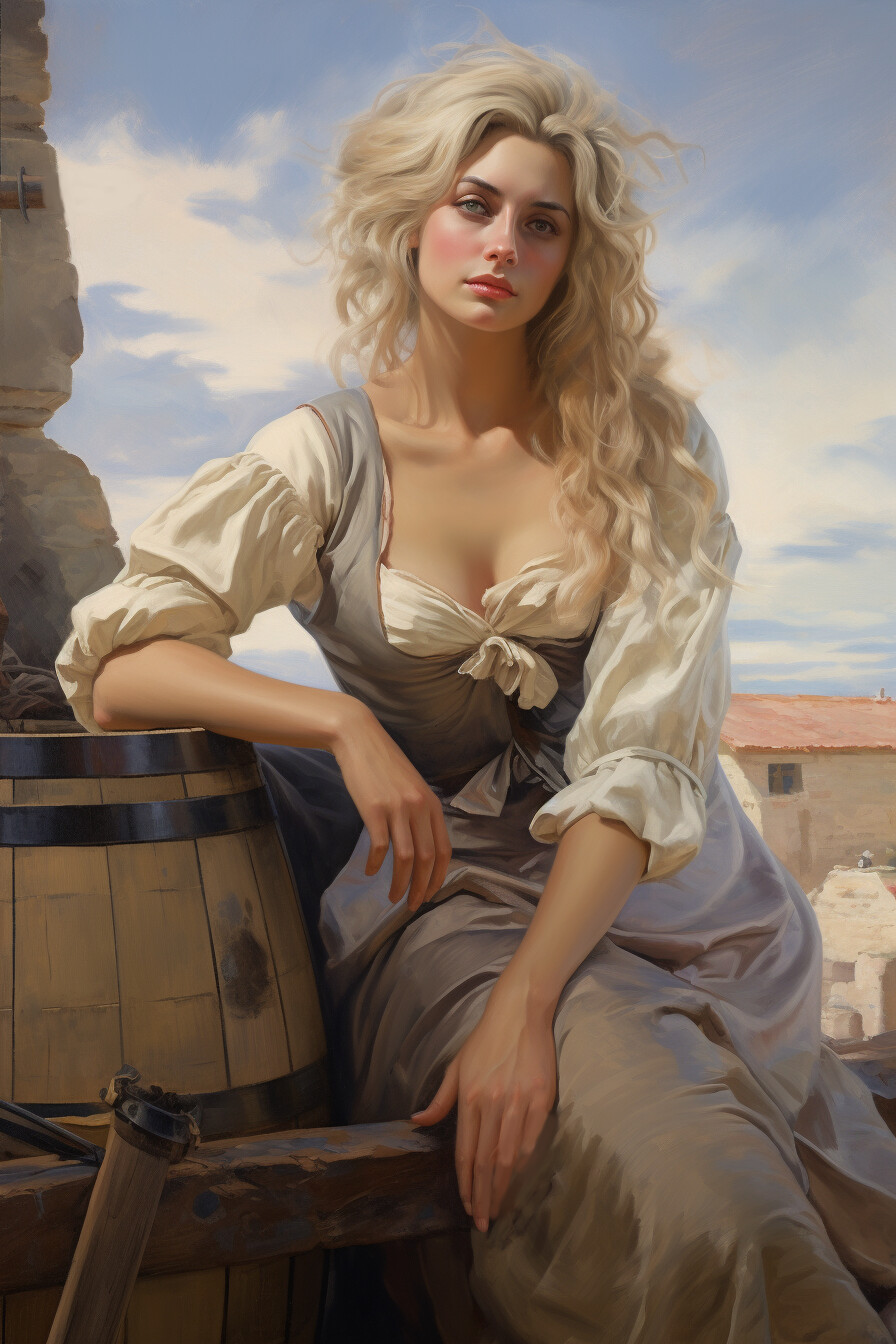 ArtStation - Harbor girl