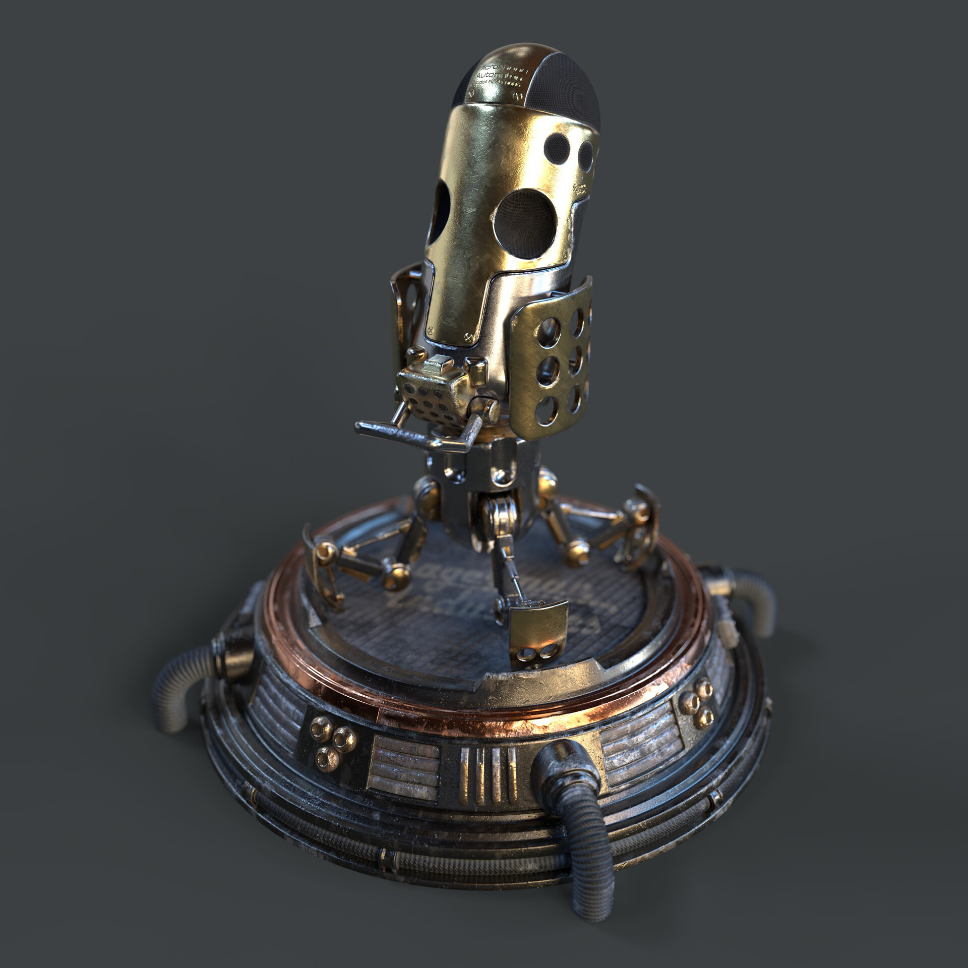 ArtStation - Microphone Automaton