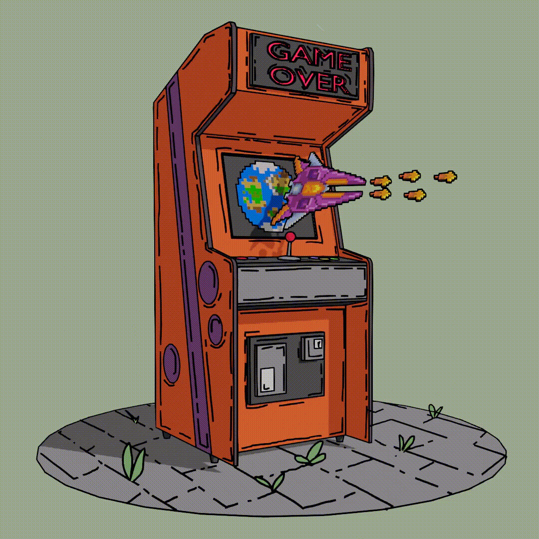 ArtStation - cartoon arcade machine