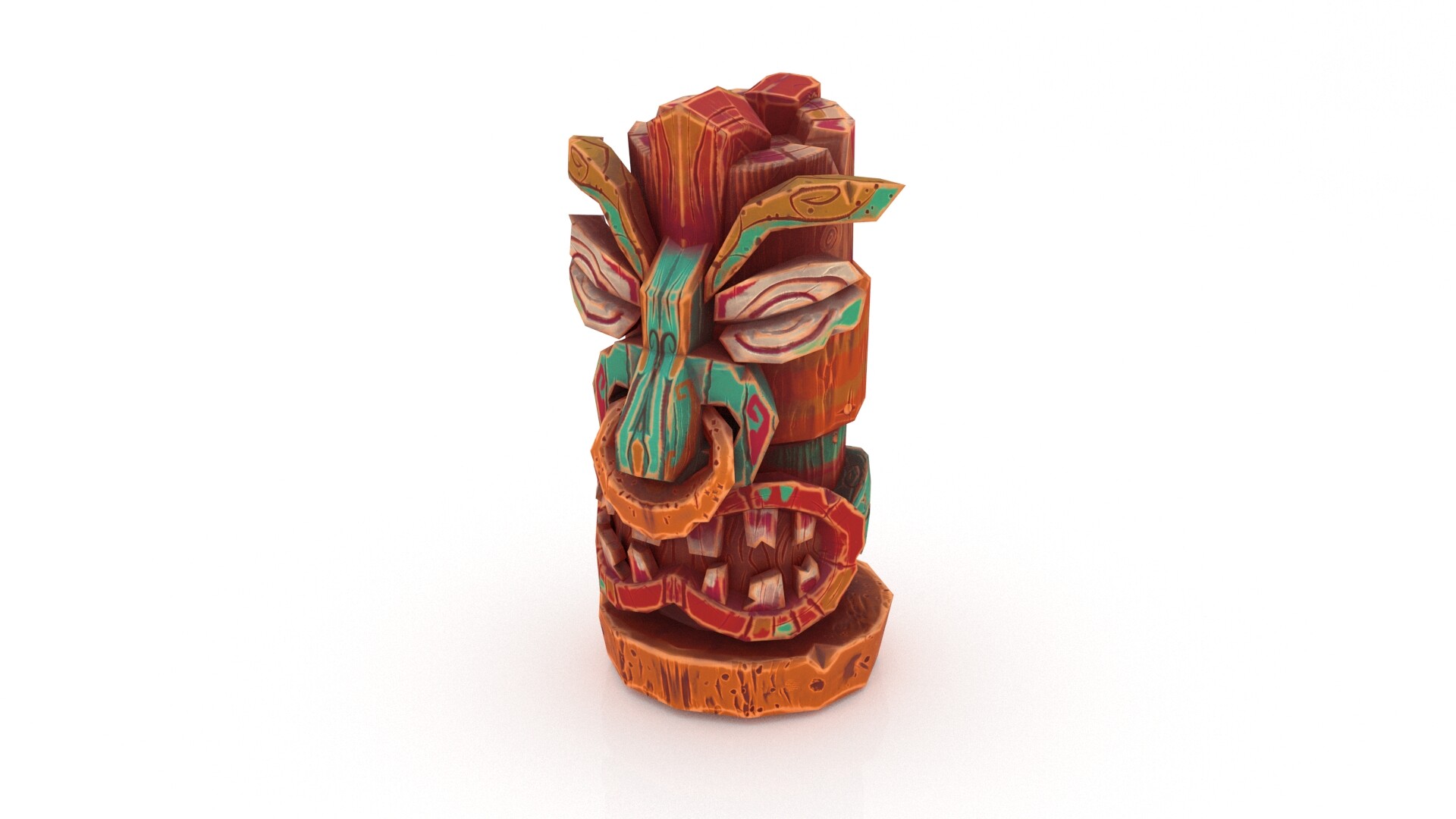 ArtStation - Stylized Tiki Totem