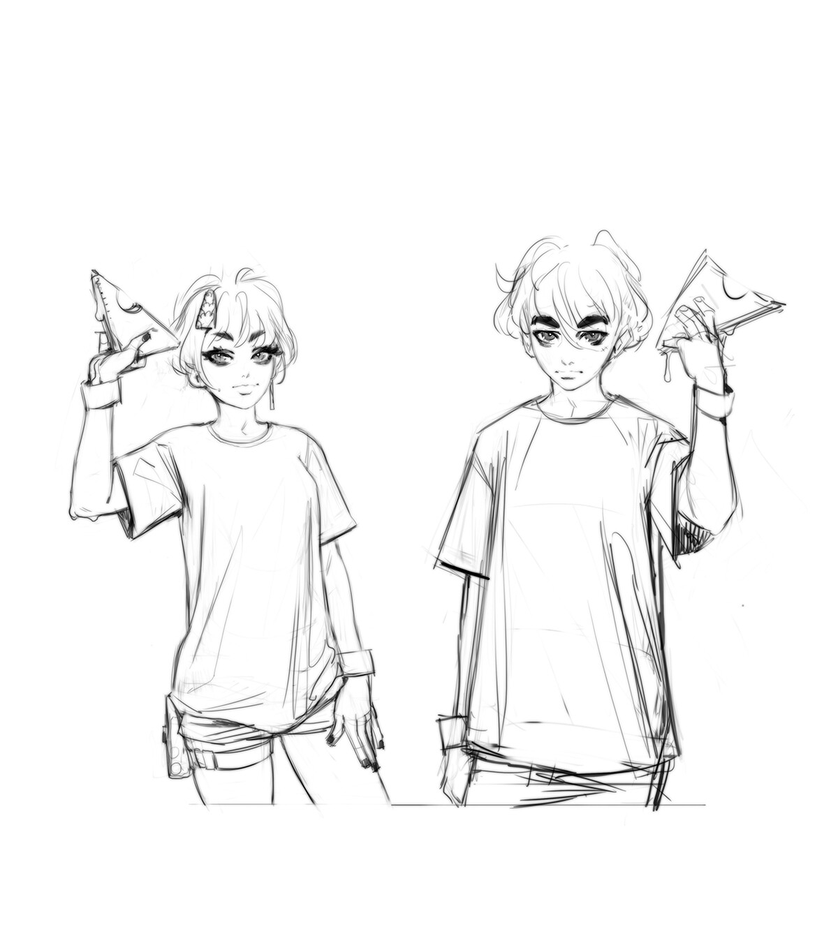 ibrahem swaid - Pink and Cyan