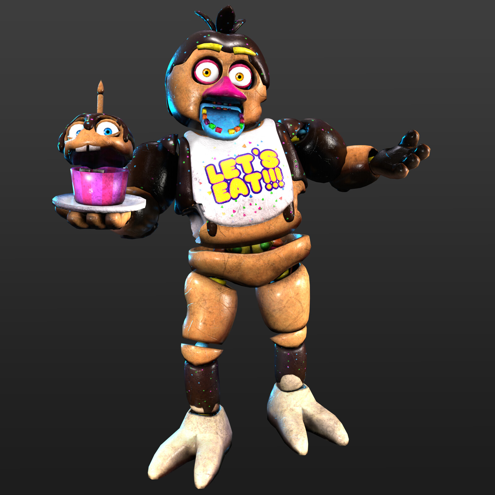 Nate Burton - Forsaken AR | Chocolate Freddy & Chica