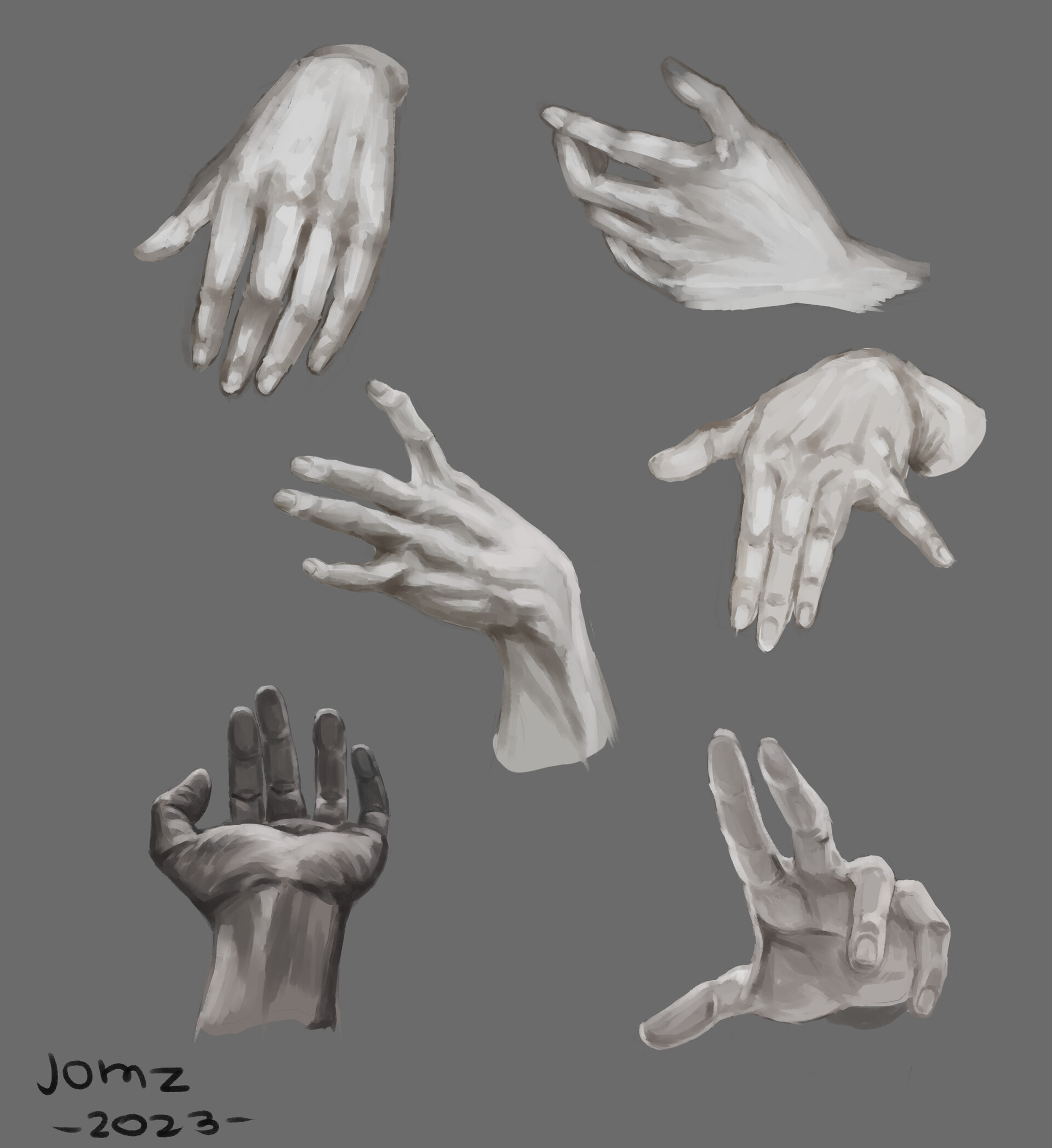 ArtStation - Hands (practice)