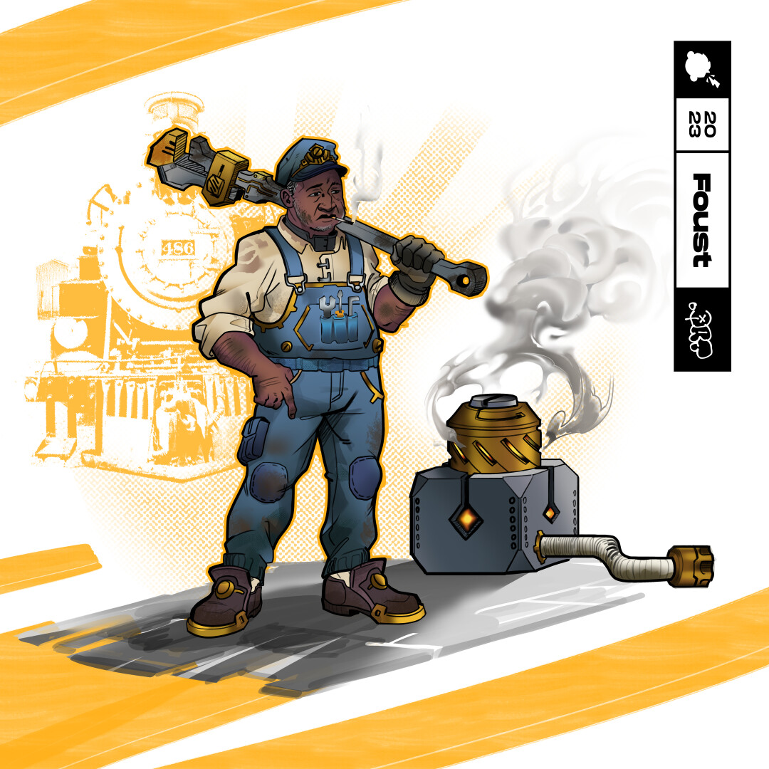 ArtStation - NPC character - Engineer