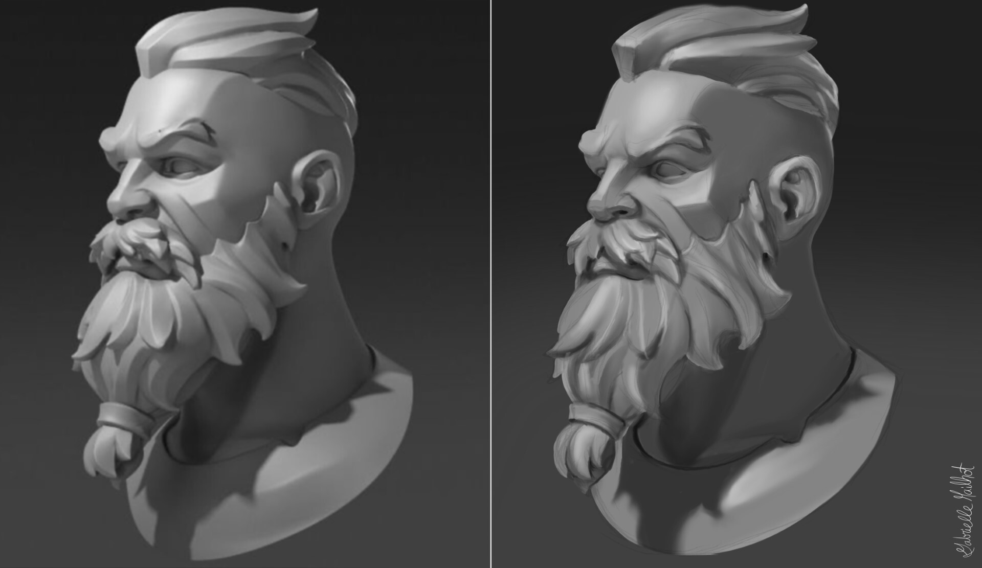 ArtStation - Study of GreyScale
