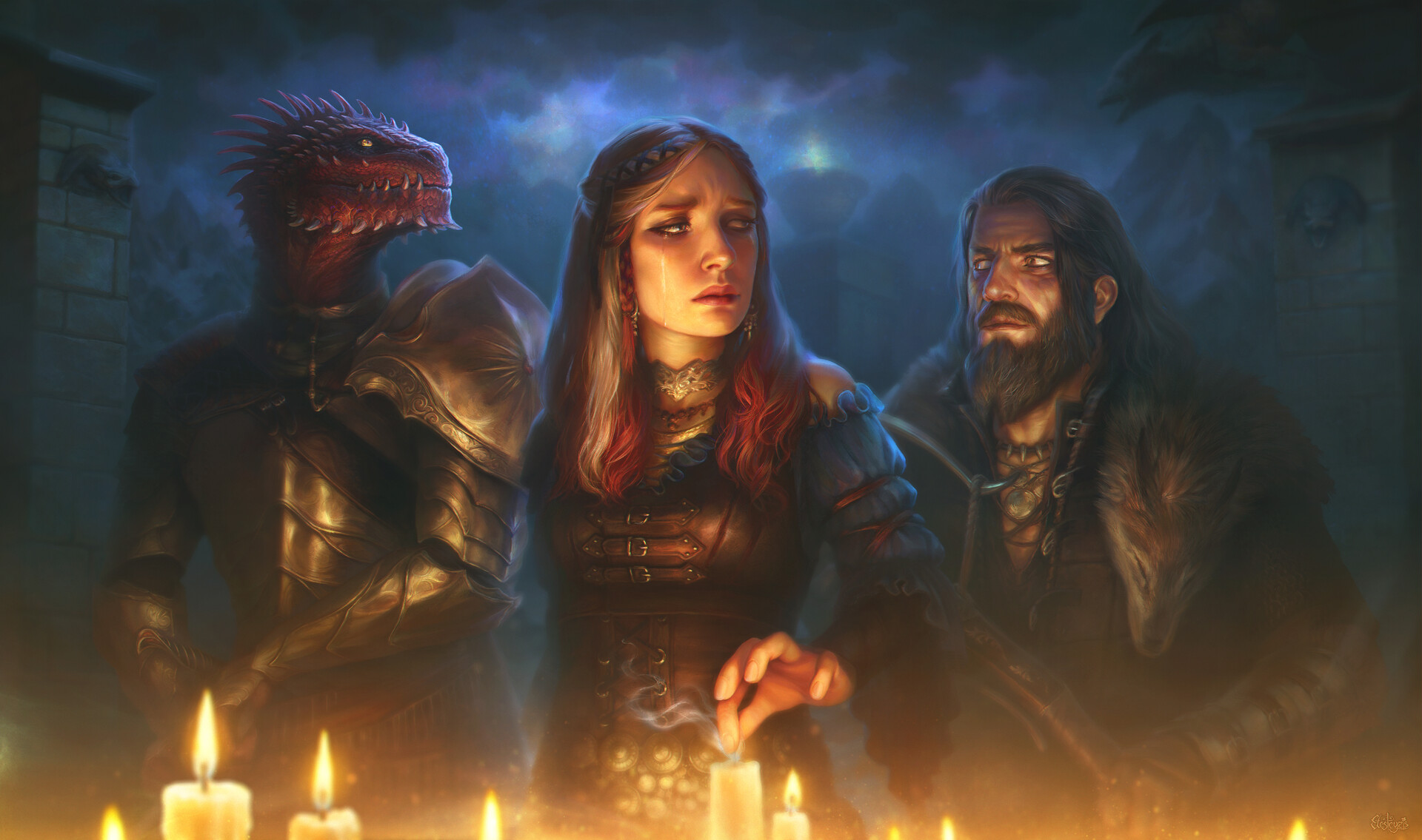 ArtStation - The fading of liberated souls