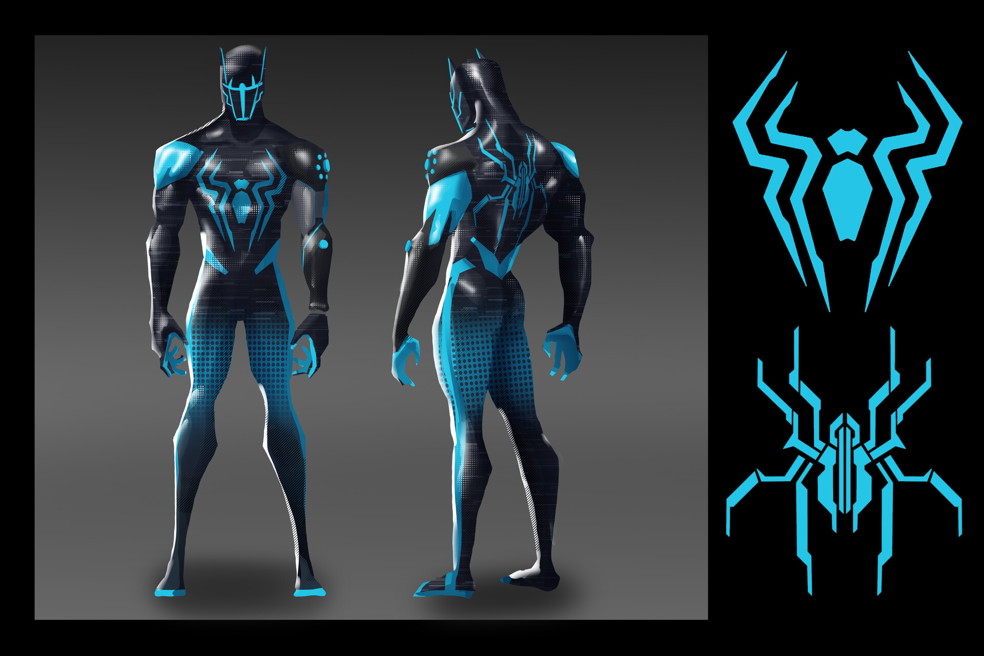 ArtStation - Spider turn arounds