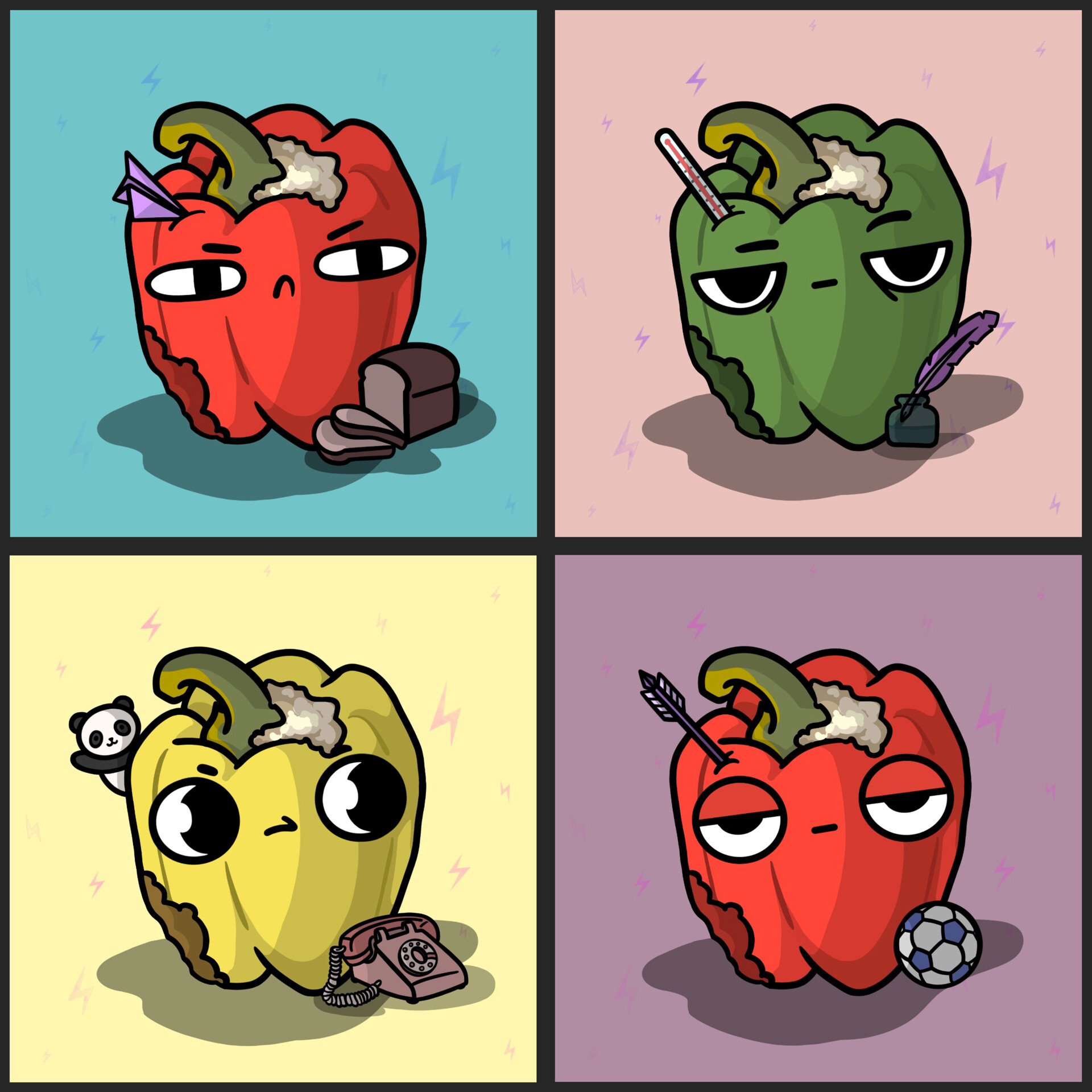 ArtStation - pepper / “Rotten Us” nft project