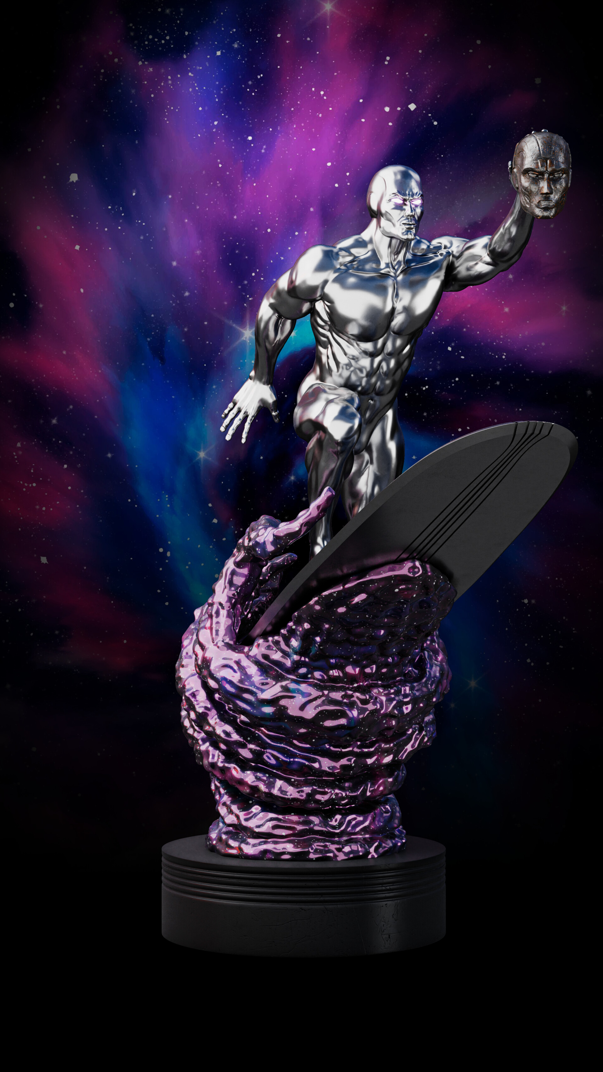 ArtStation - Silver Surfer - Sculpture