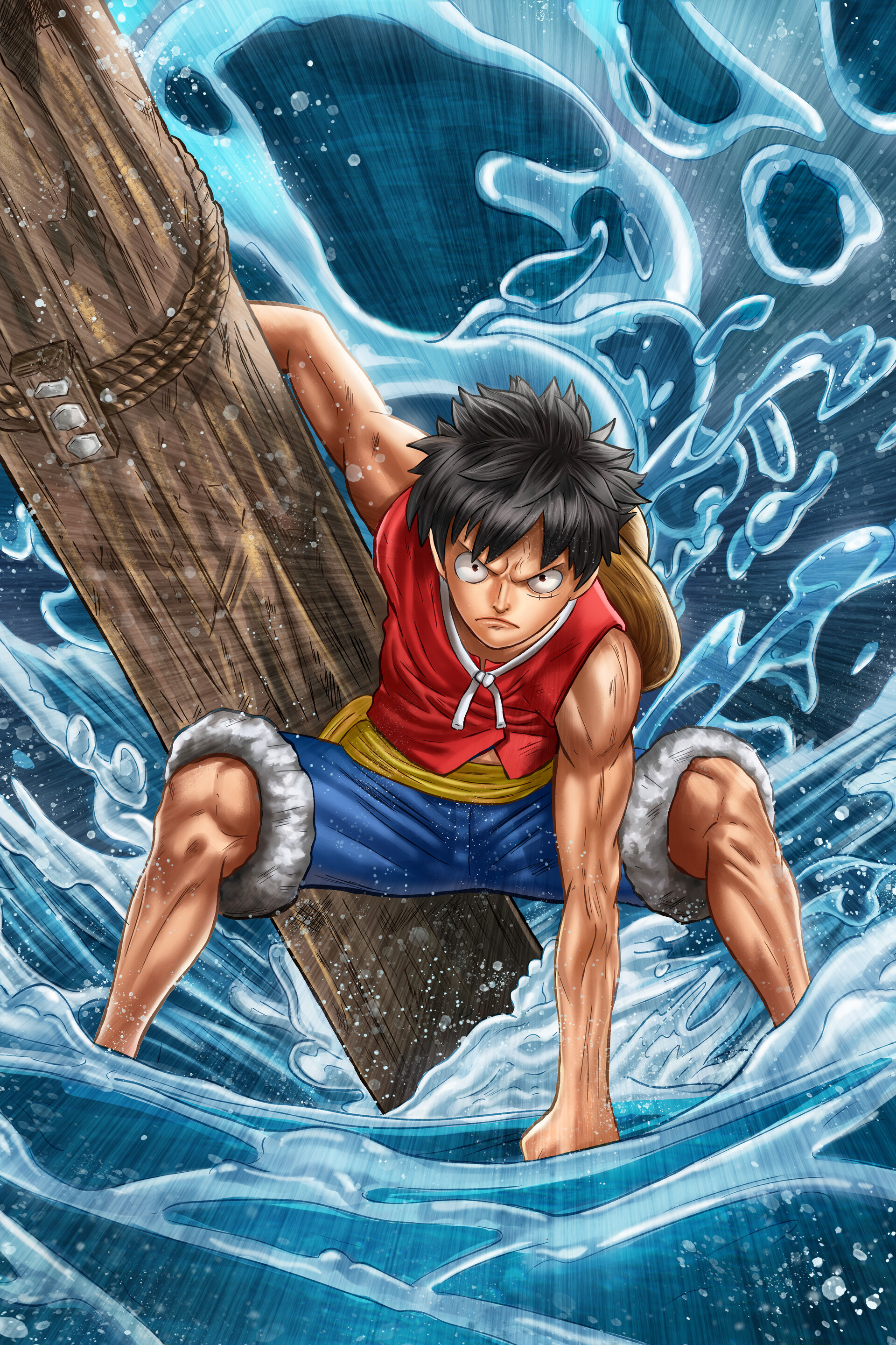 ArtStation - Luffy artwork