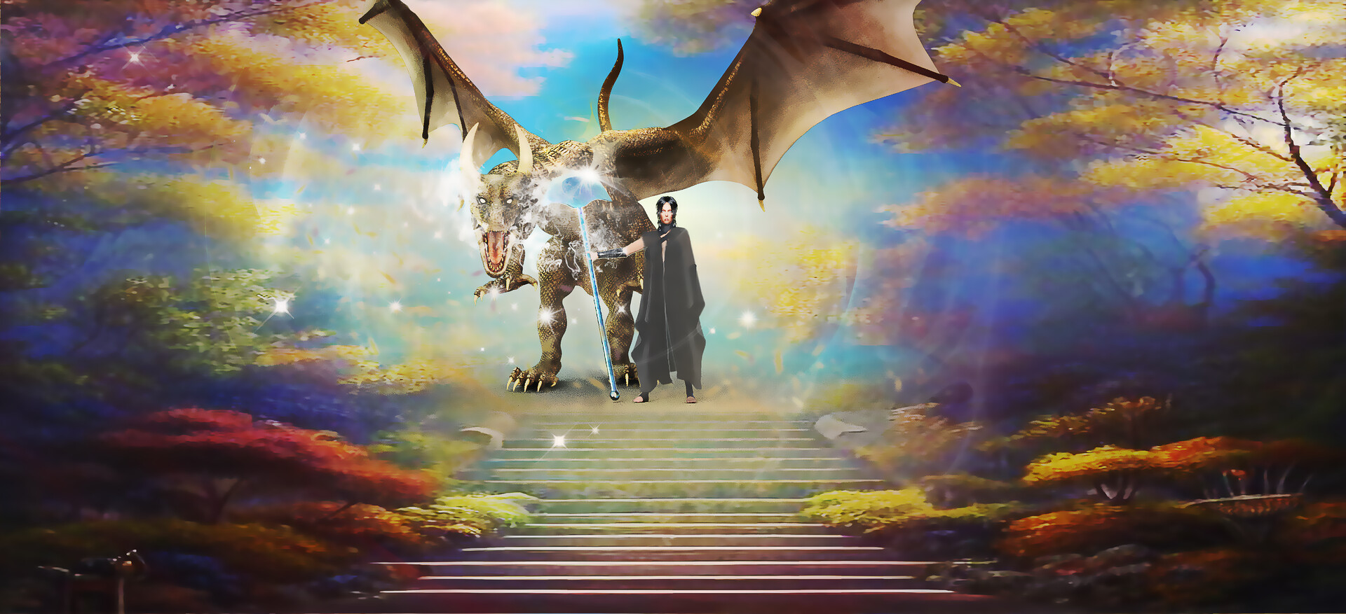 ArtStation - Hollywood Van Art - Celestial Stairway