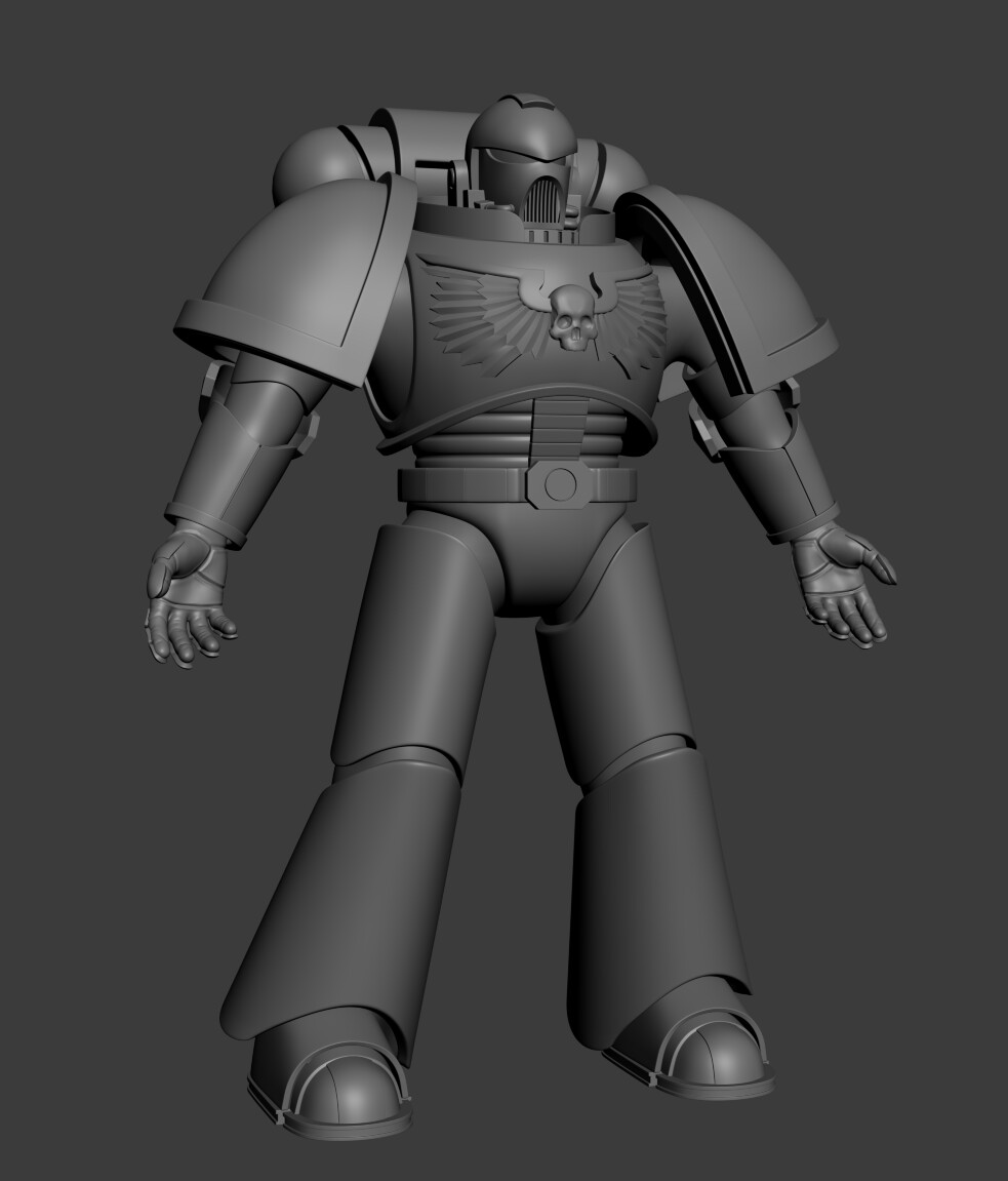 ArtStation - Space Marine WIP