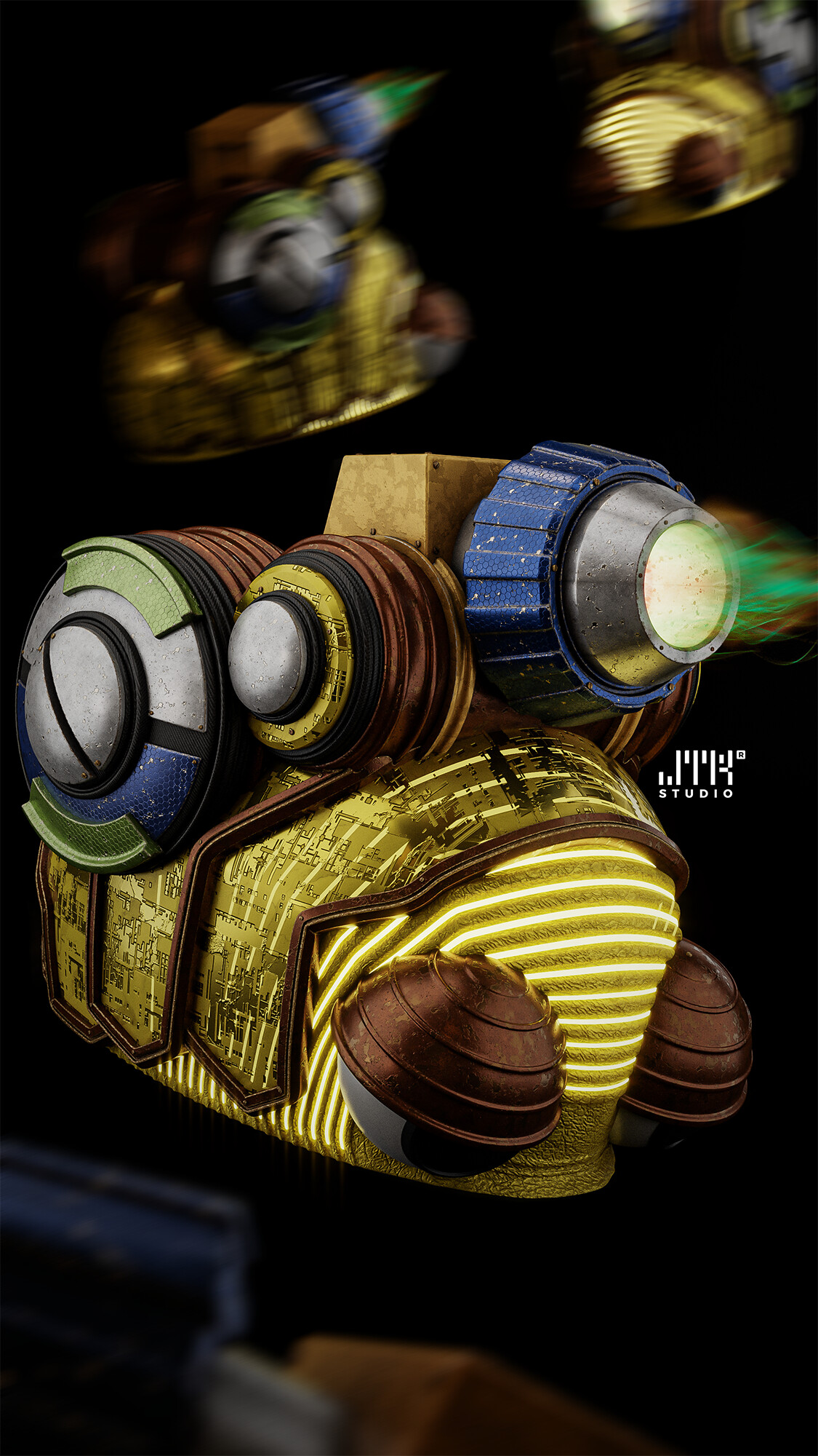 ArtStation - Gunbound "Grub" mobile