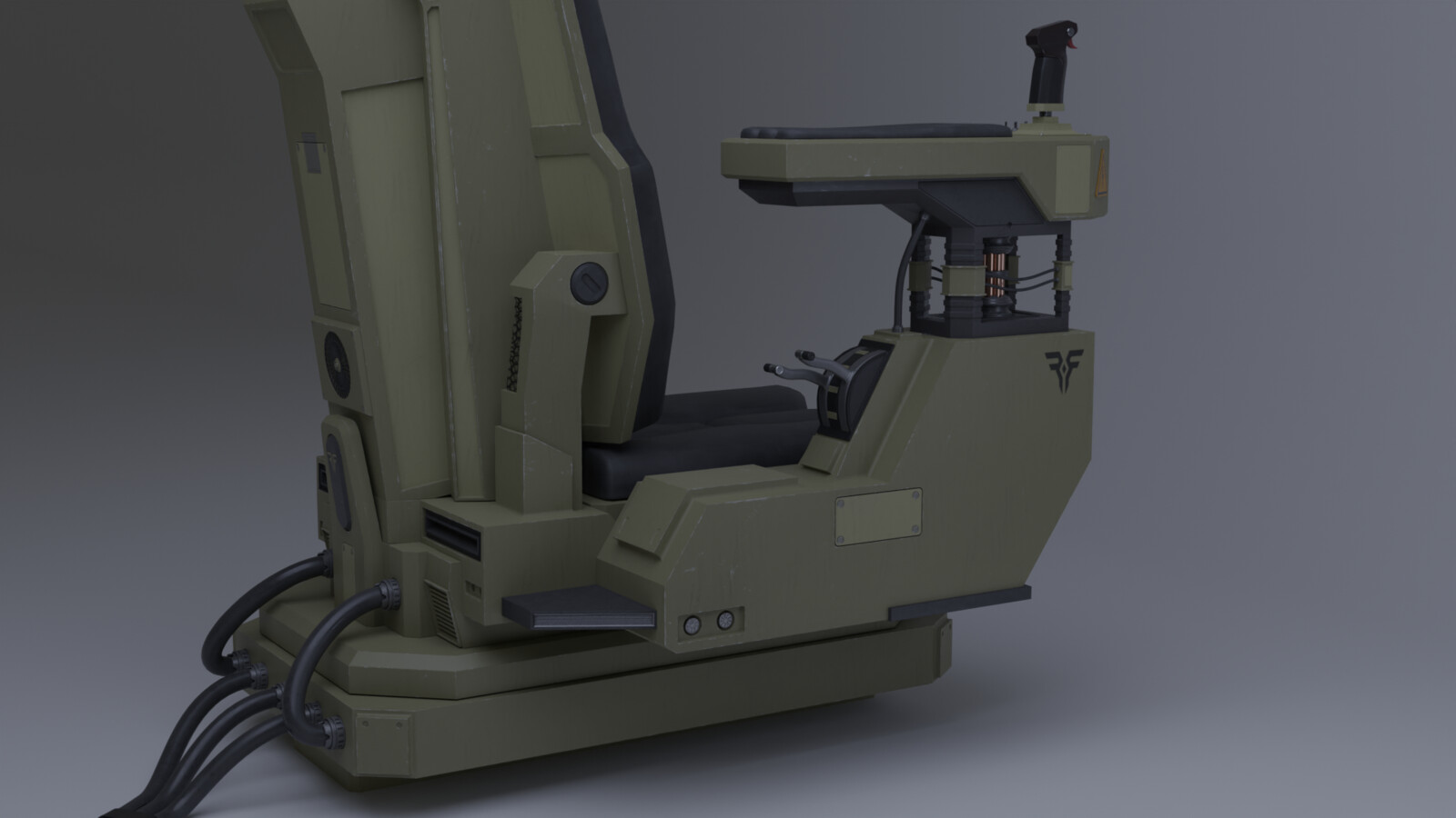 Szymon Wania - Sci-Fi Cockpit Chair