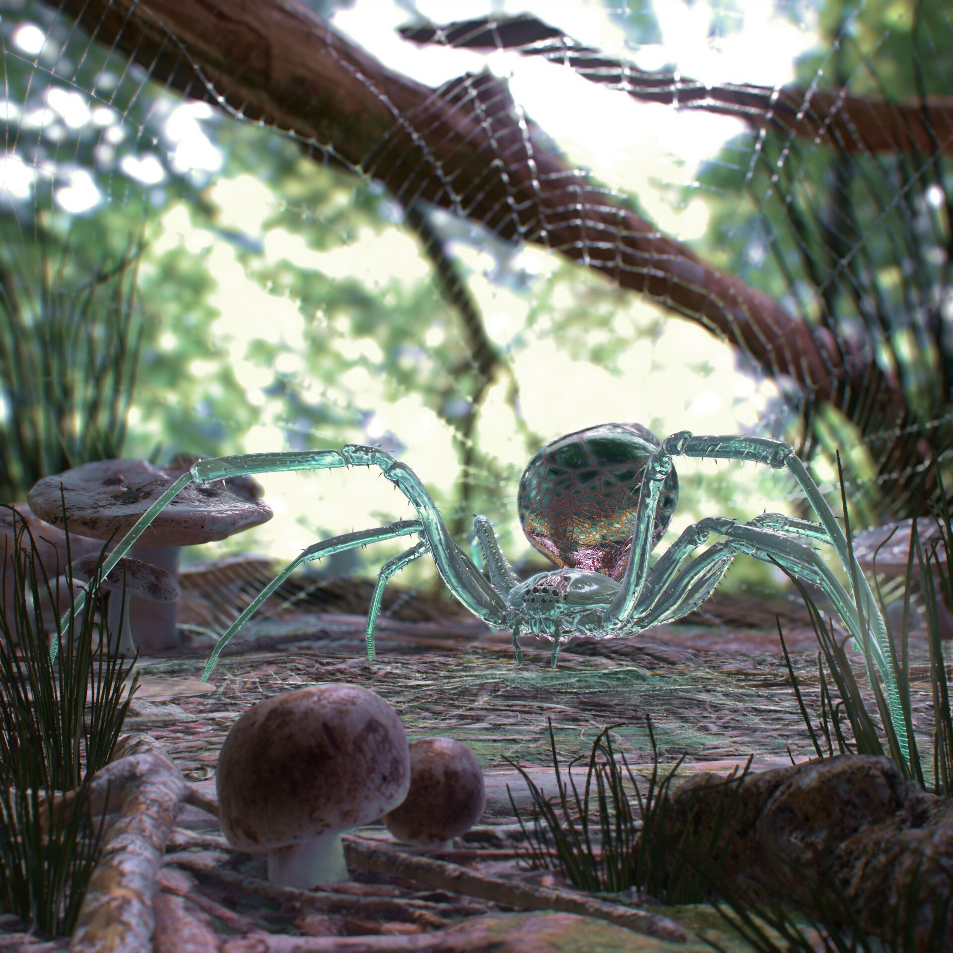 ArtStation - Mirror Spider