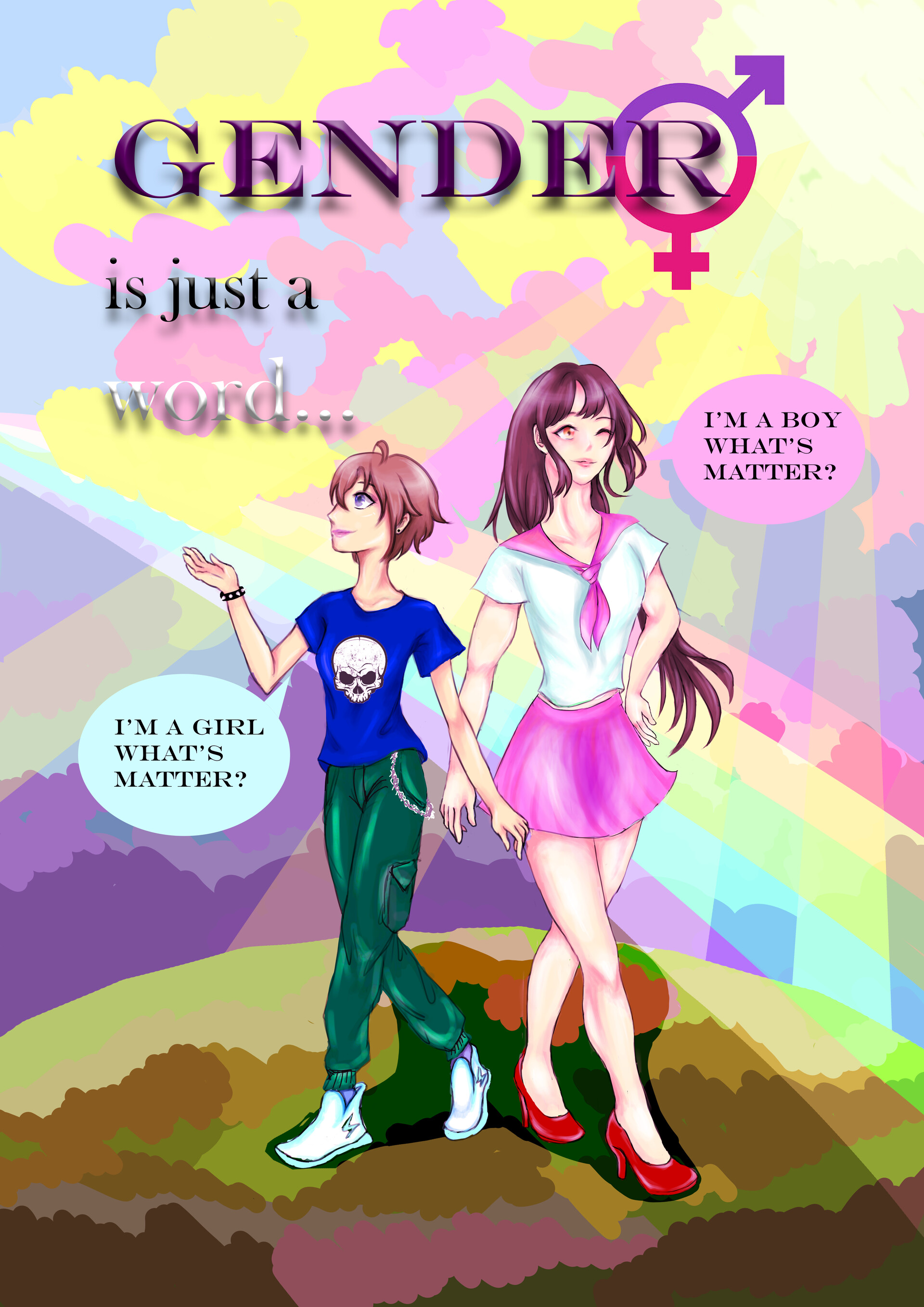 ArtStation - Gender equality poster