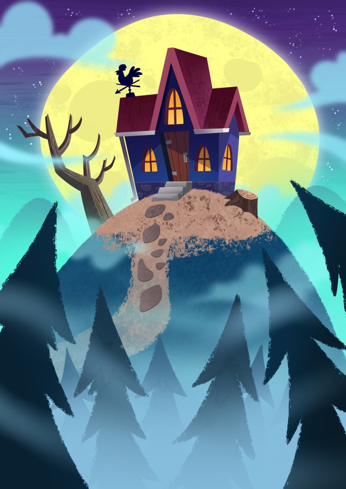 ArtStation - House on the Hill