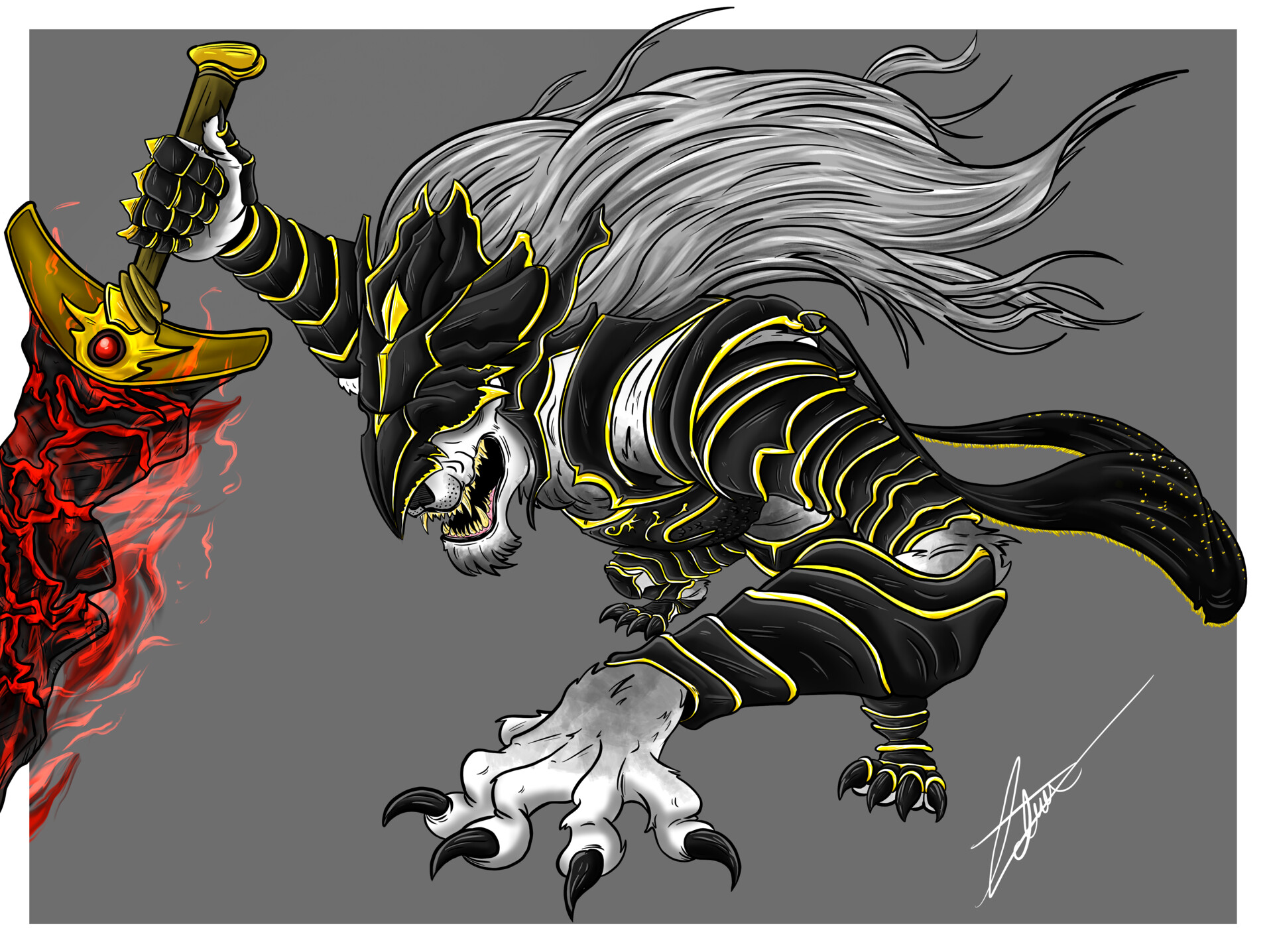 ArtStation - Maliketh, the Black Blade (Elden Ring, 2022)