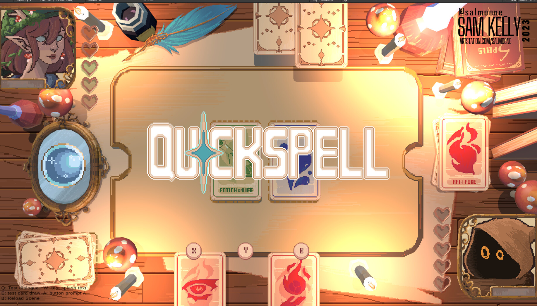 ArtStation - Quickspell - Game Development progress