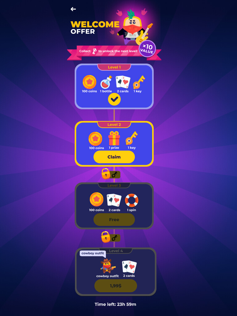 ArtStation - Welcome Offer UI