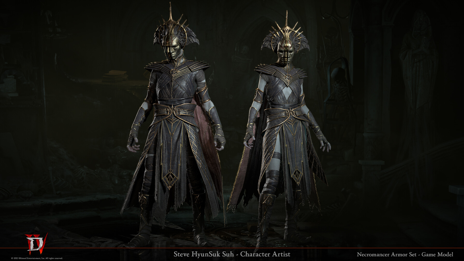 Steve HyunSuk Suh - Diablo IV - Necro Armor set