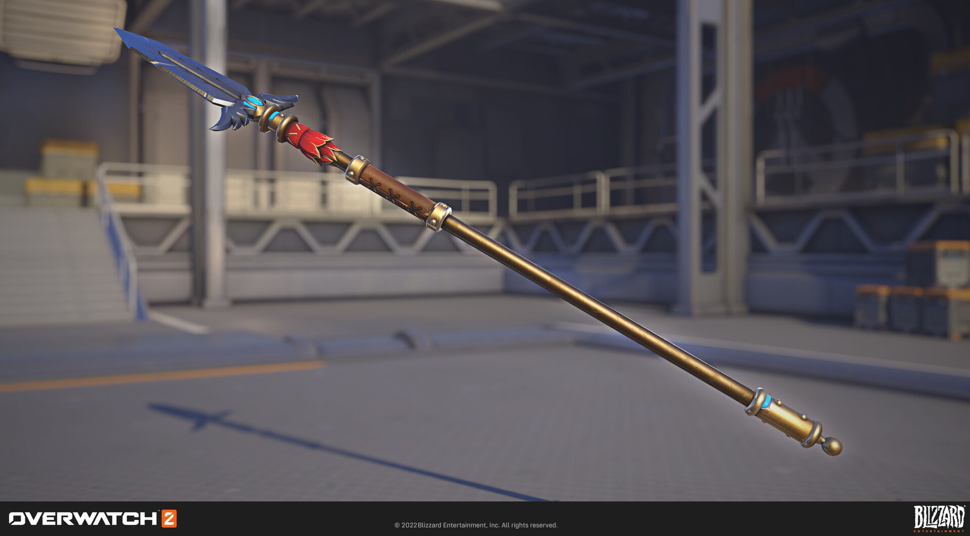 Benjamin Oman - OVERWATCH 2 - Orisa 'Gr-iffon' Spear Weapon Skin
