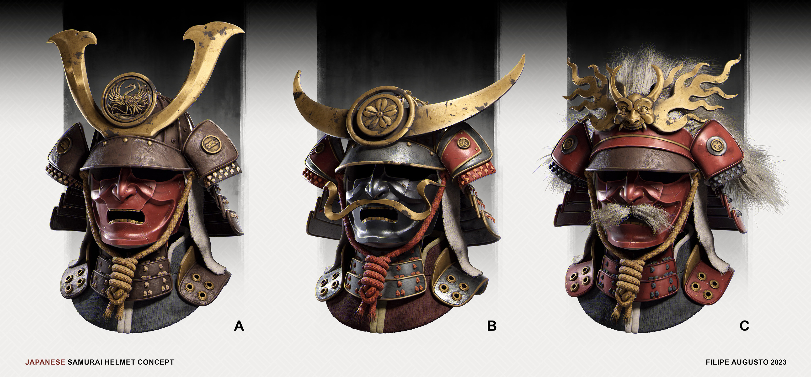 Filipe Augusto - Helmets of the World: Samurai Kabuto