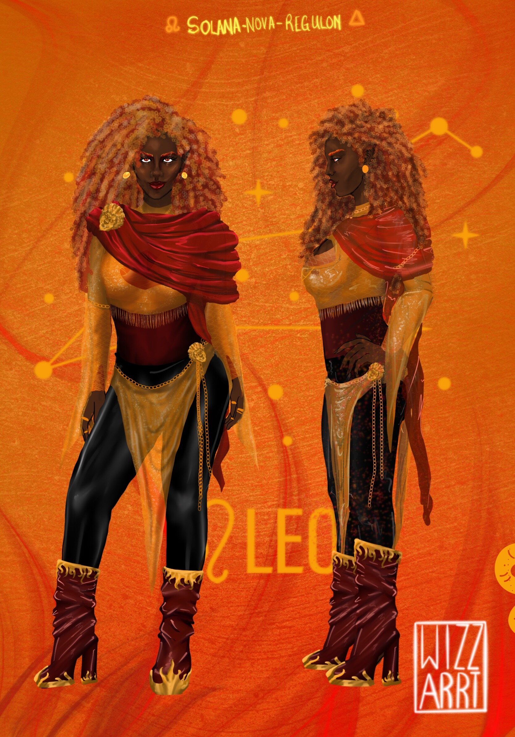 ArtStation - Starchild Chronicles OC Solana