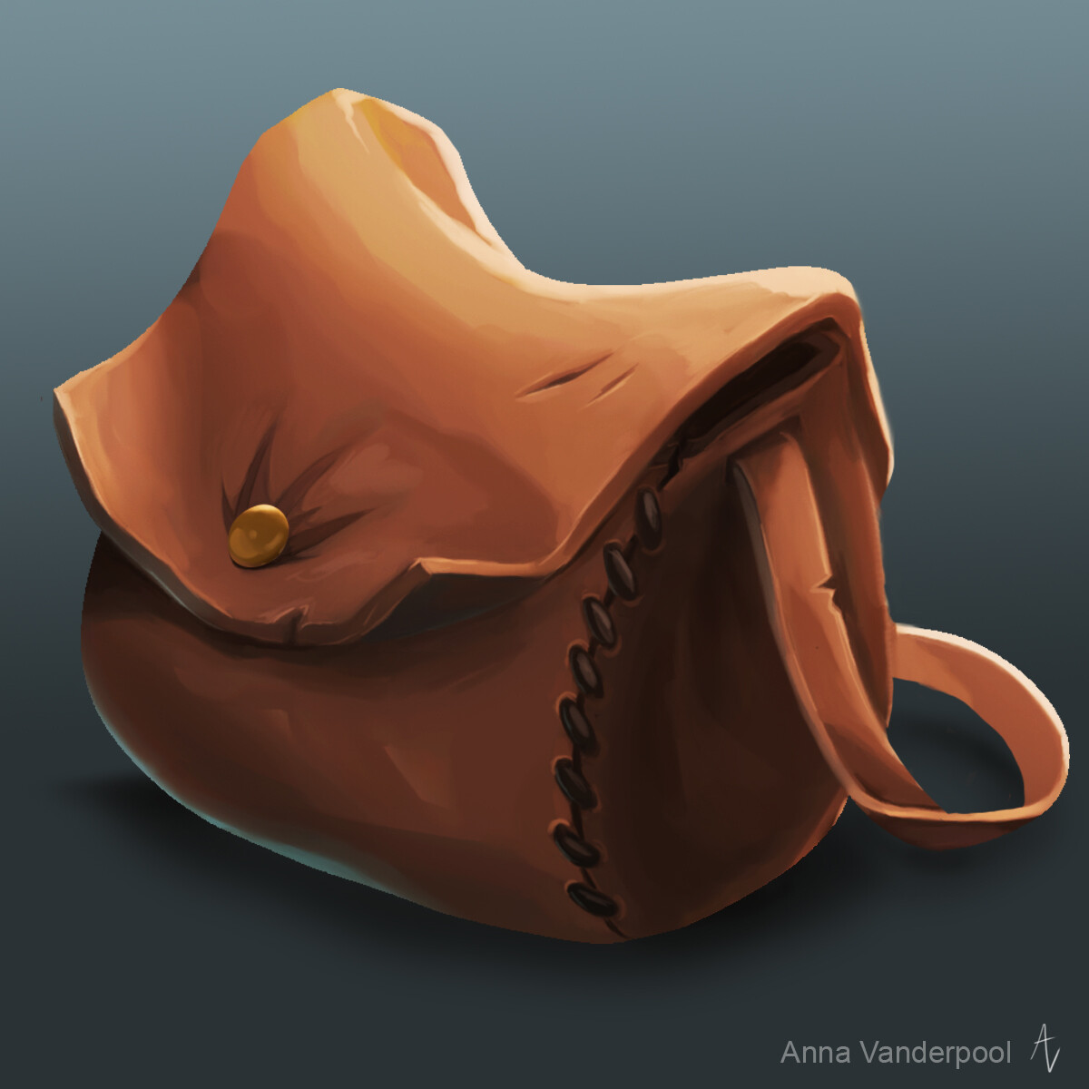 ArtStation - Inventory Bag Icon (Apothecary Secrets Asset - In Production)