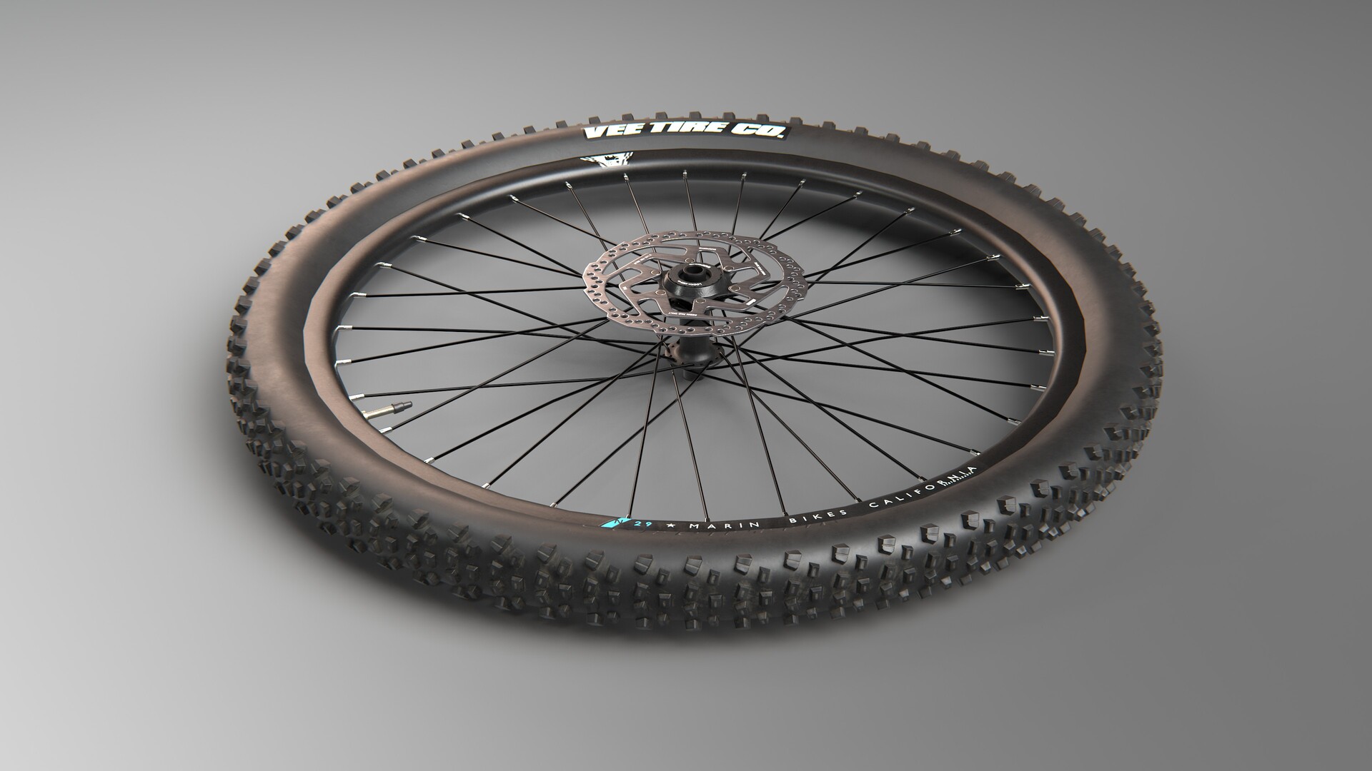 ArtStation - MTB Wheel set