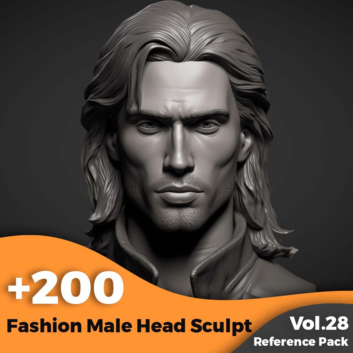 ArtStation - +200 Fashion Male Head Sculpt(4k)
