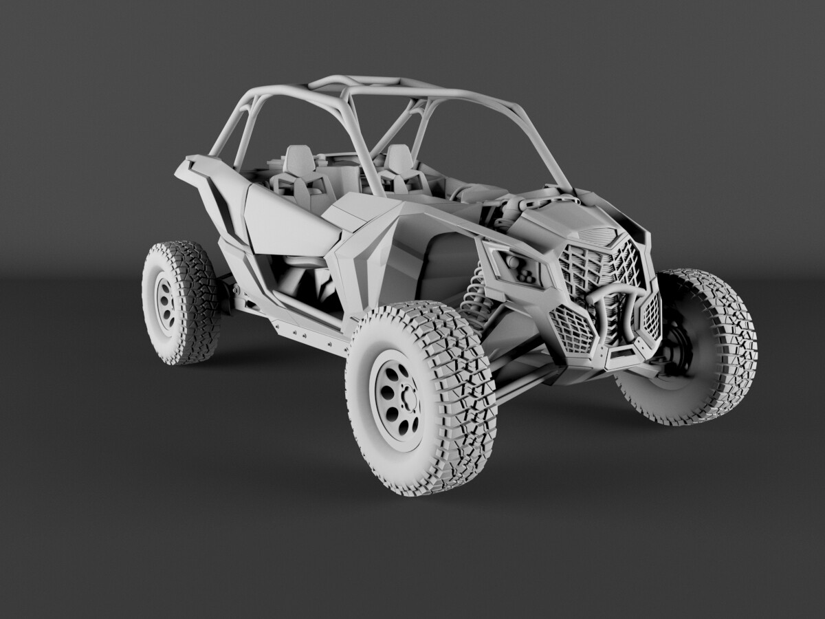 ArtStation - can am maverick 3d model