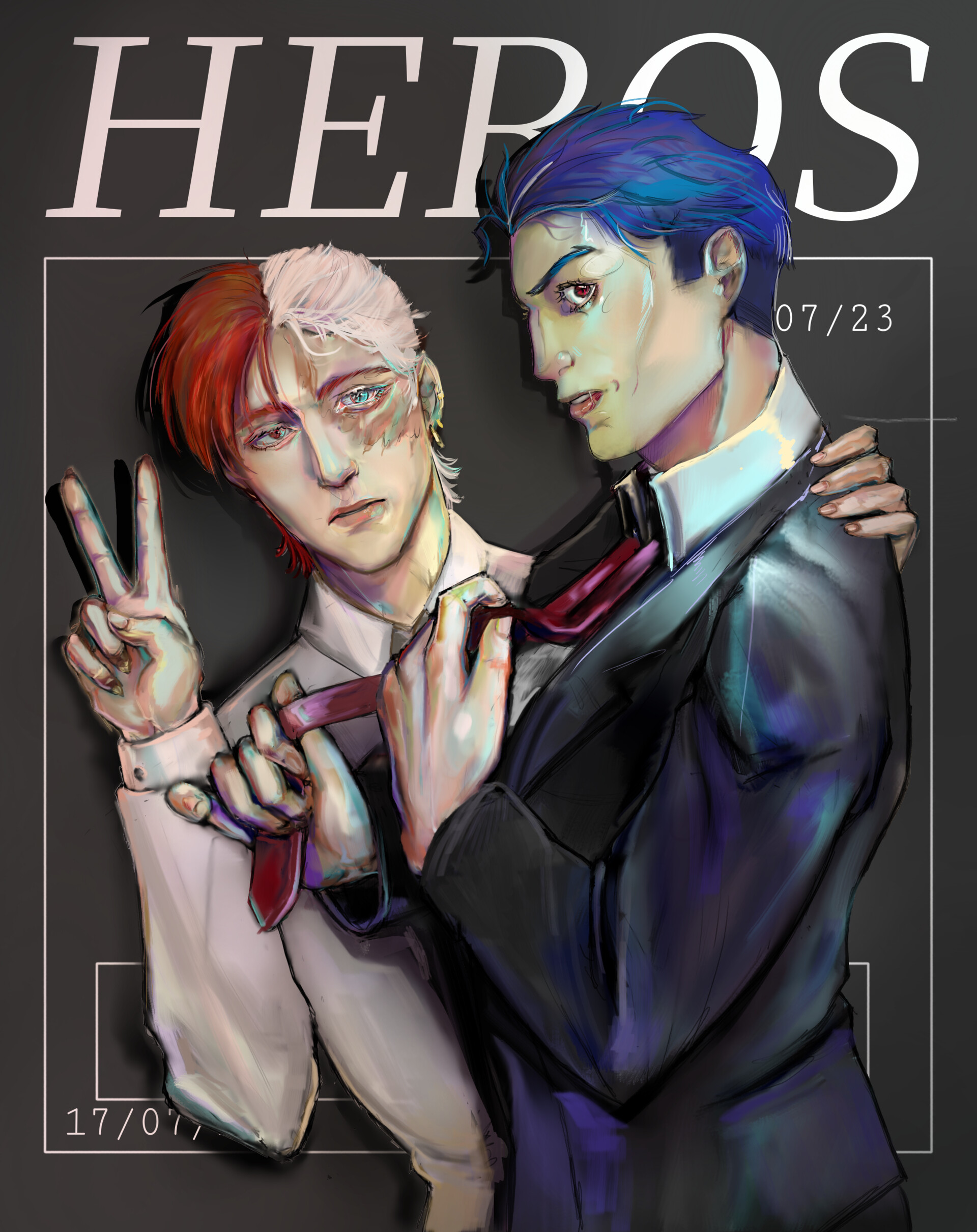 ArtStation - Todoroki Shoto & Iida Tenya