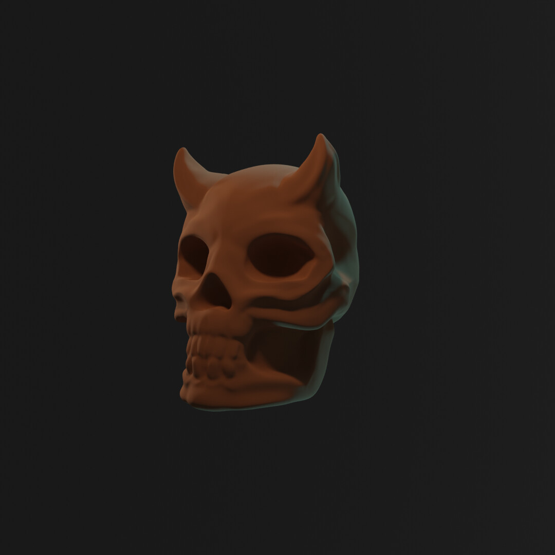 ArtStation - skull speed sculpt
