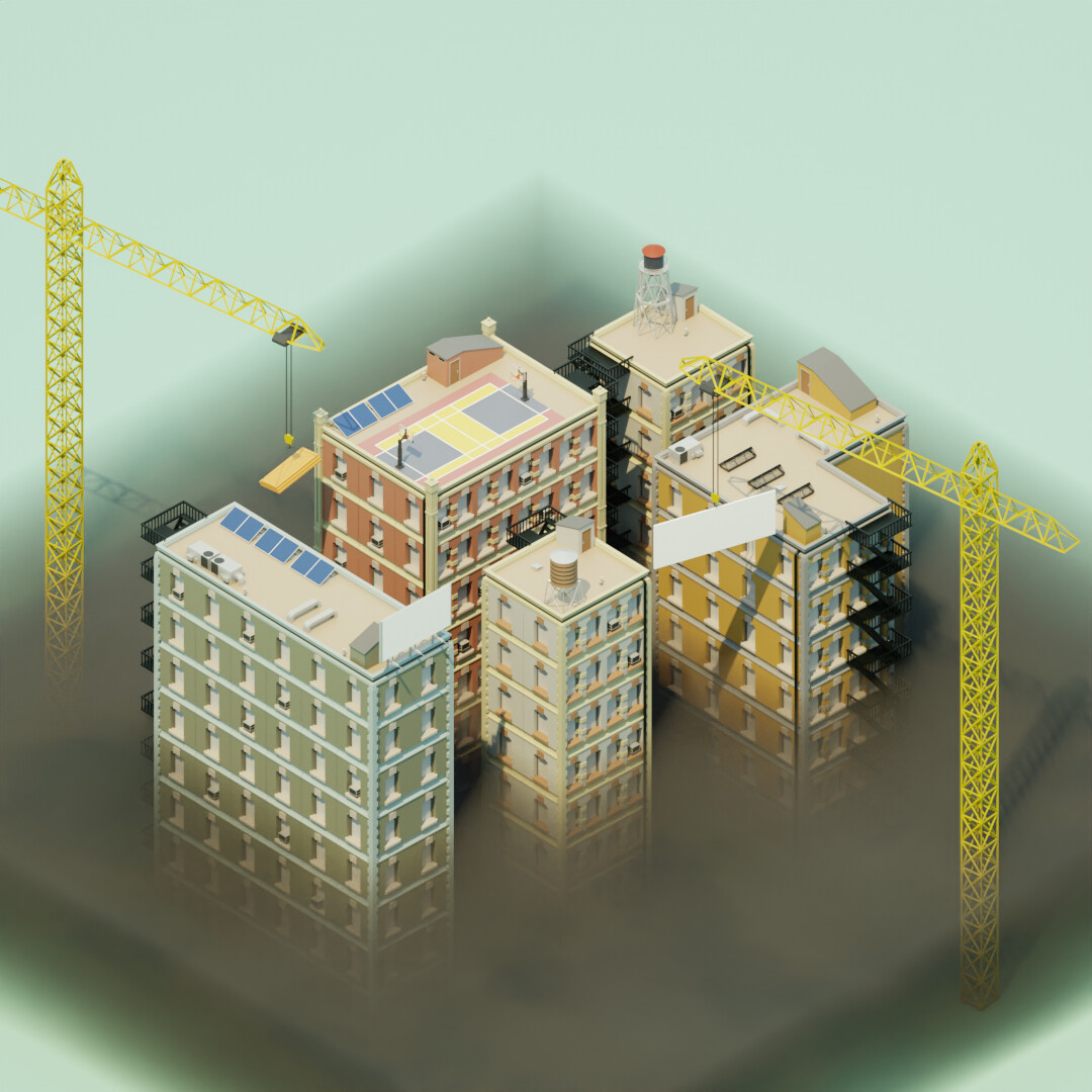 ArtStation - Rooftop Level