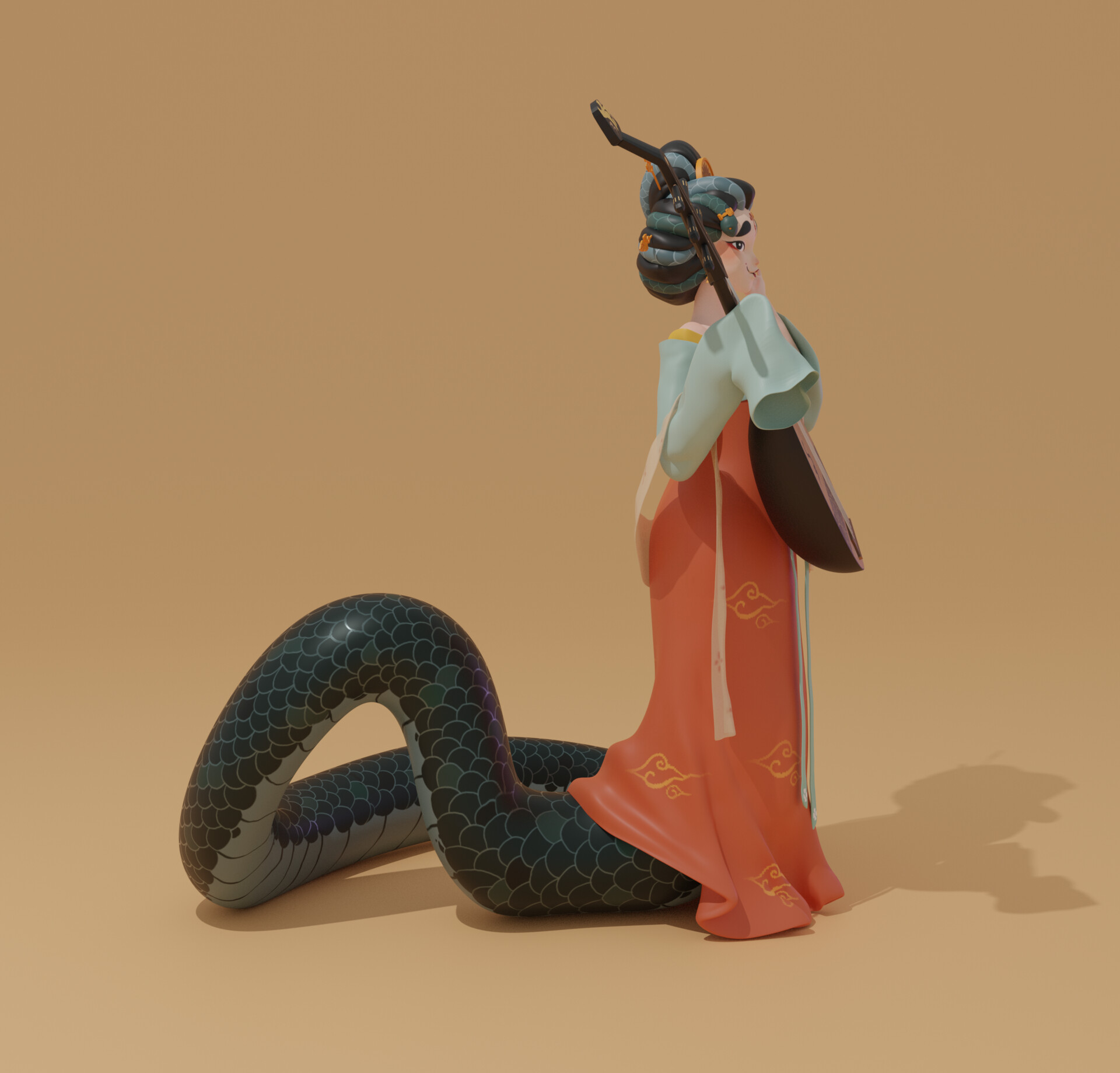 Gaoge Ren - XIANG LIU-Character Modeling