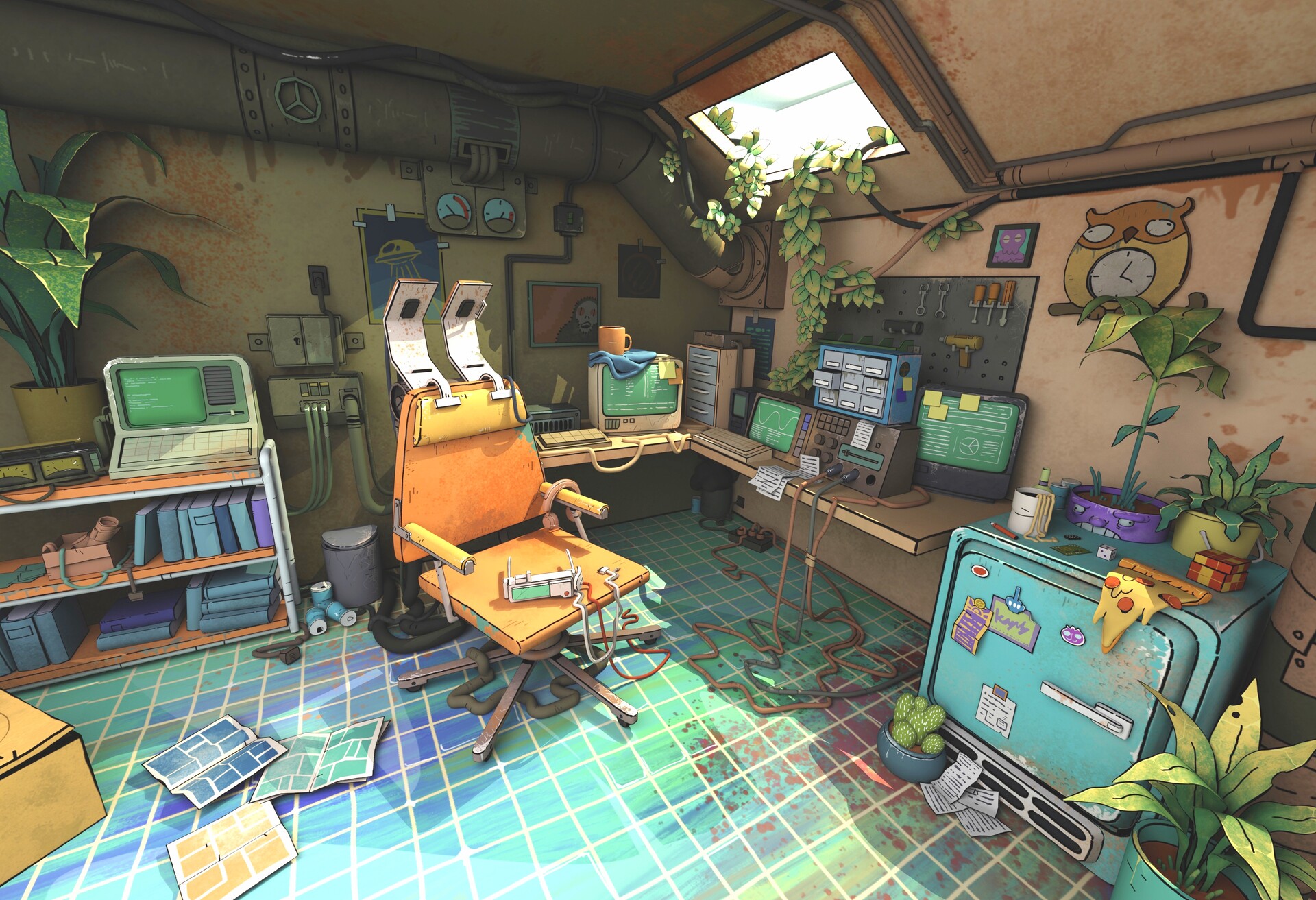 ArtStation - ROOM.2-Environment Modeling