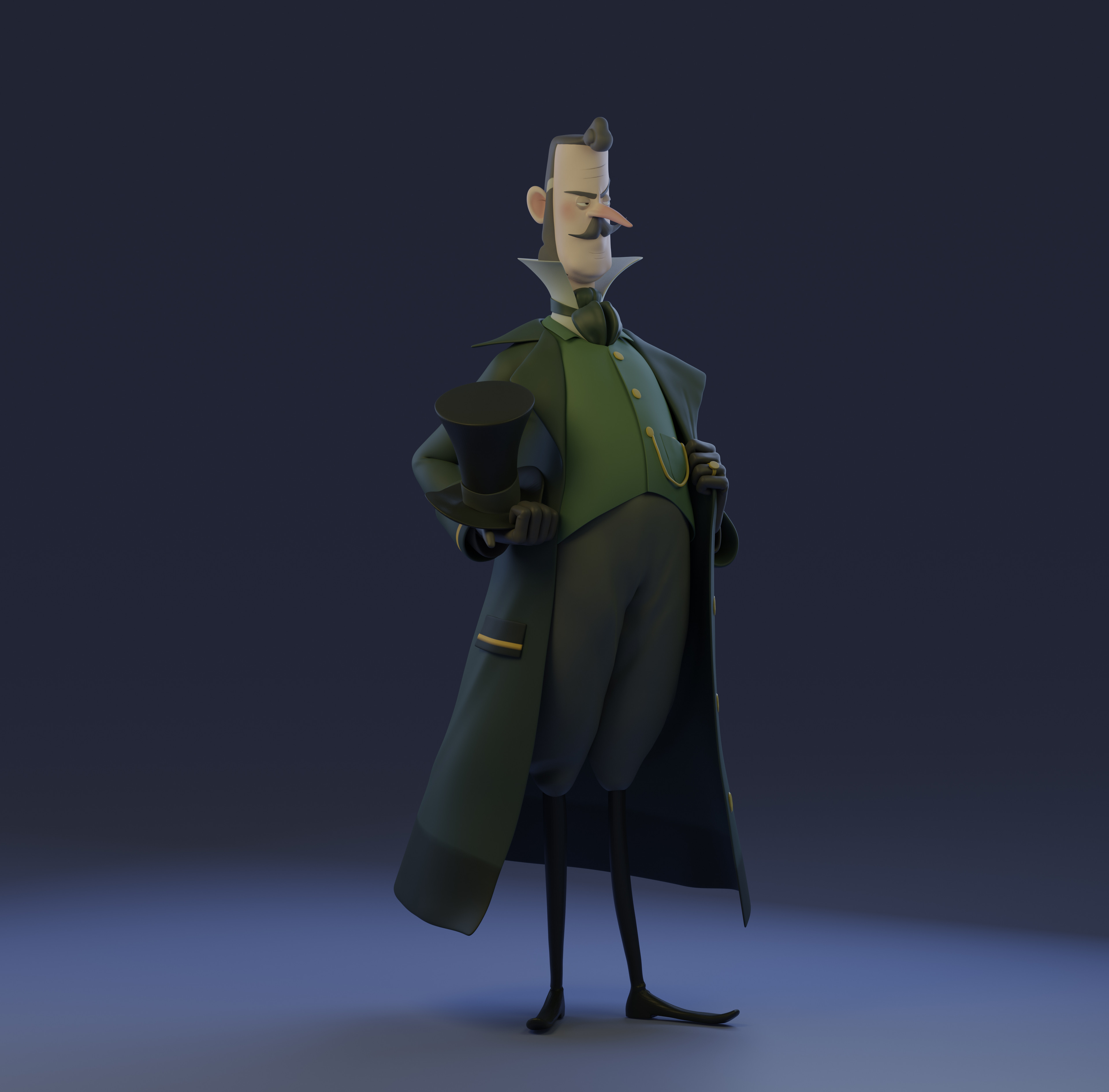 Gaoge Ren - POSTMASTER-Character Modeling