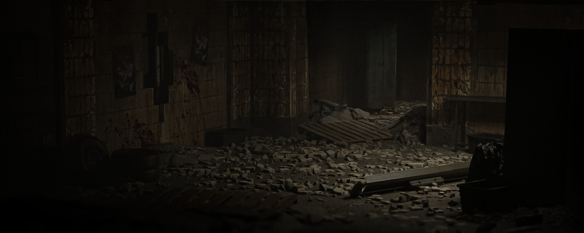 ArtStation - Abandoned Tile Room | Render