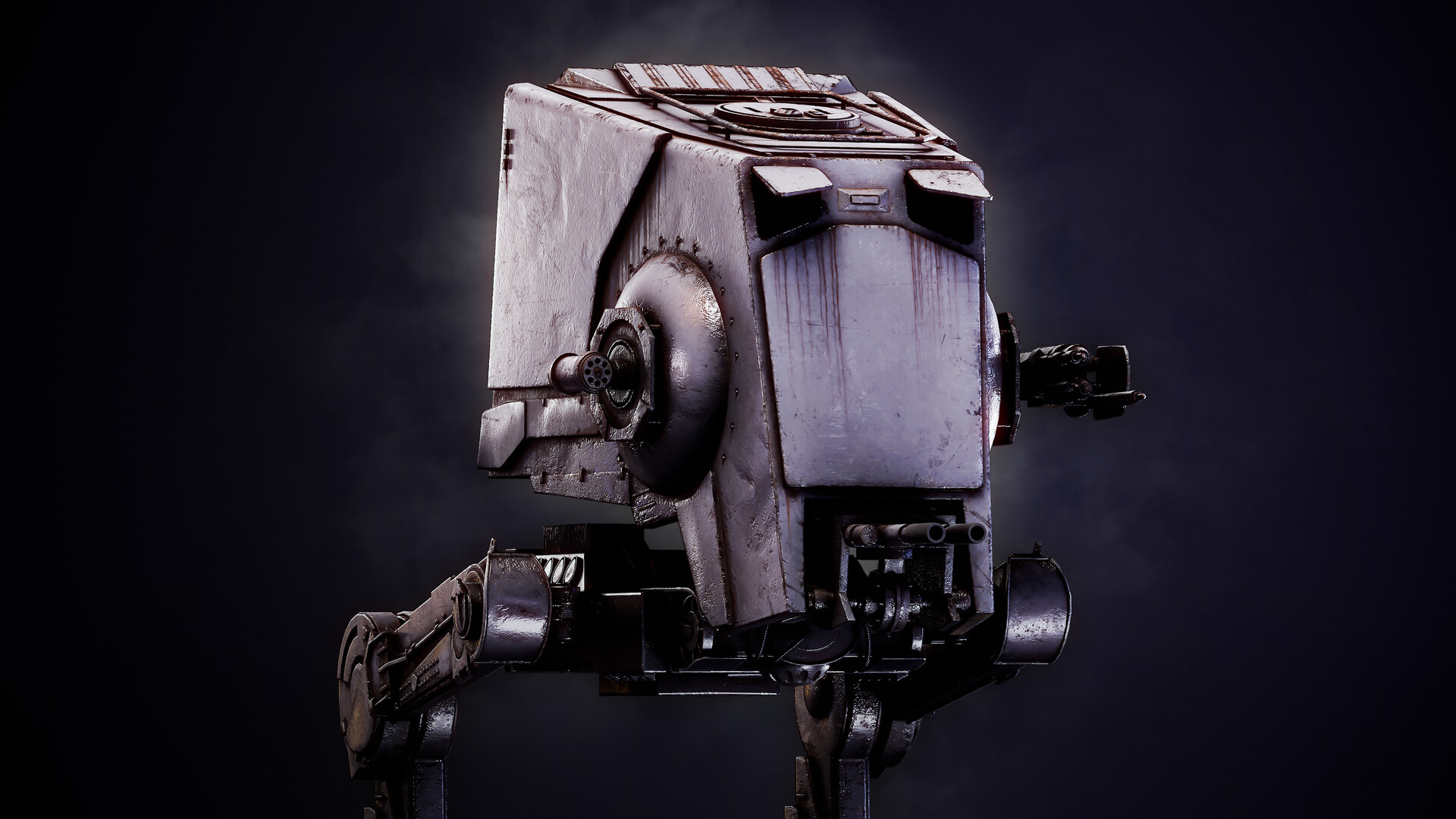 ArtStation - AT-ST Walker (Star wars Fanart)