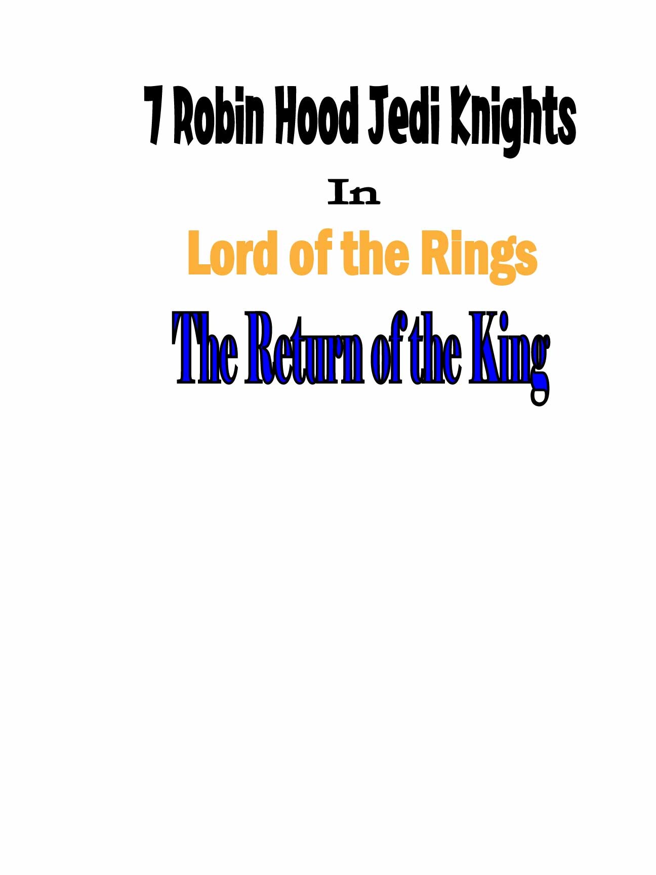 ArtStation - The Return of the King title