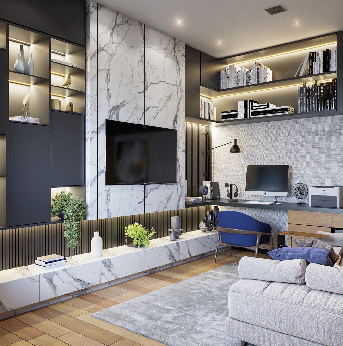 ArtStation - CGI - TV/Office Room