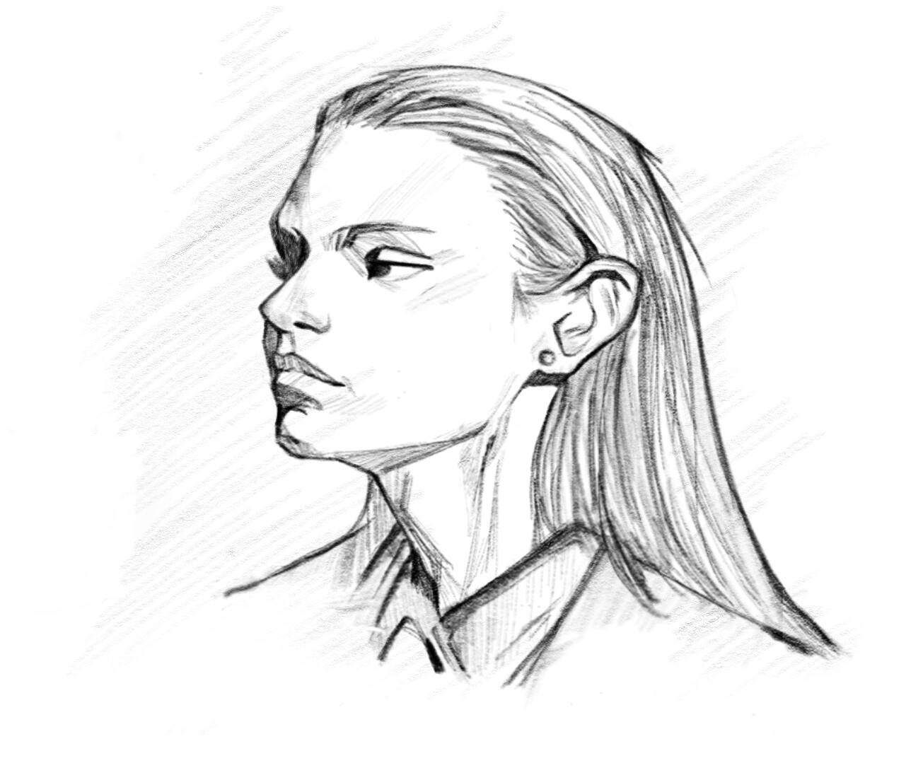 ArtStation - Girl sketching