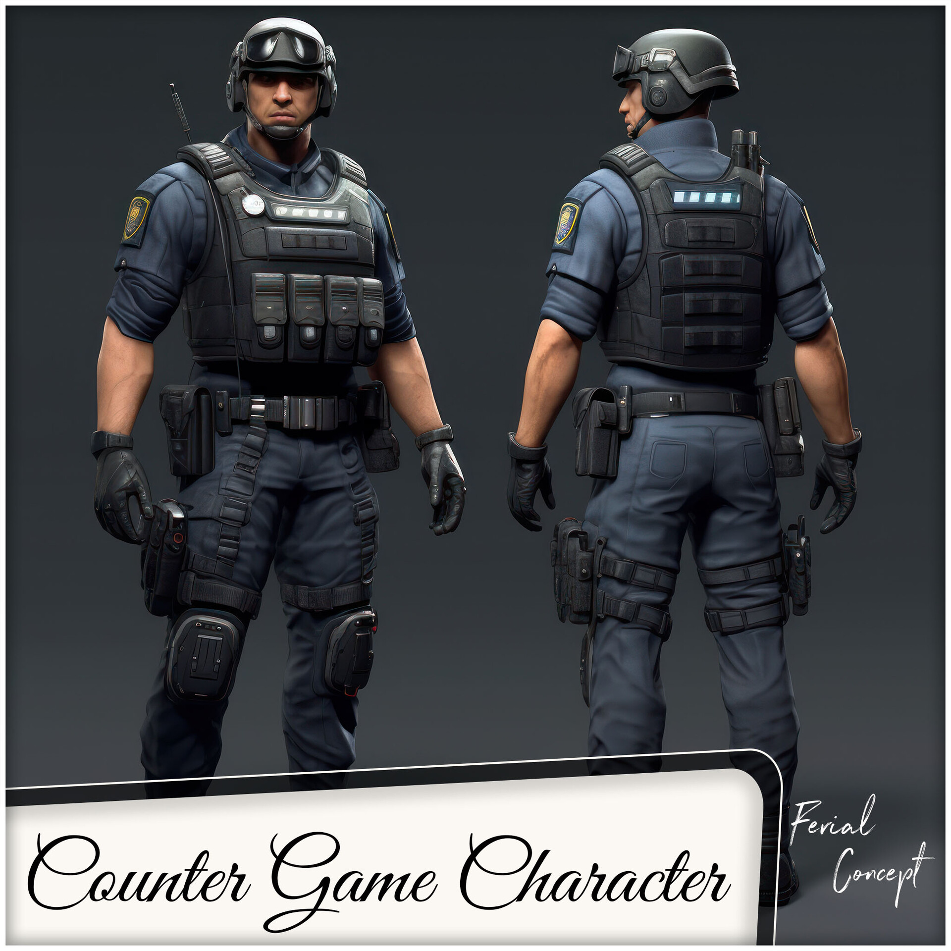 ArtStation - 🔹200 Counter Game Character Reference Image Pack v.1