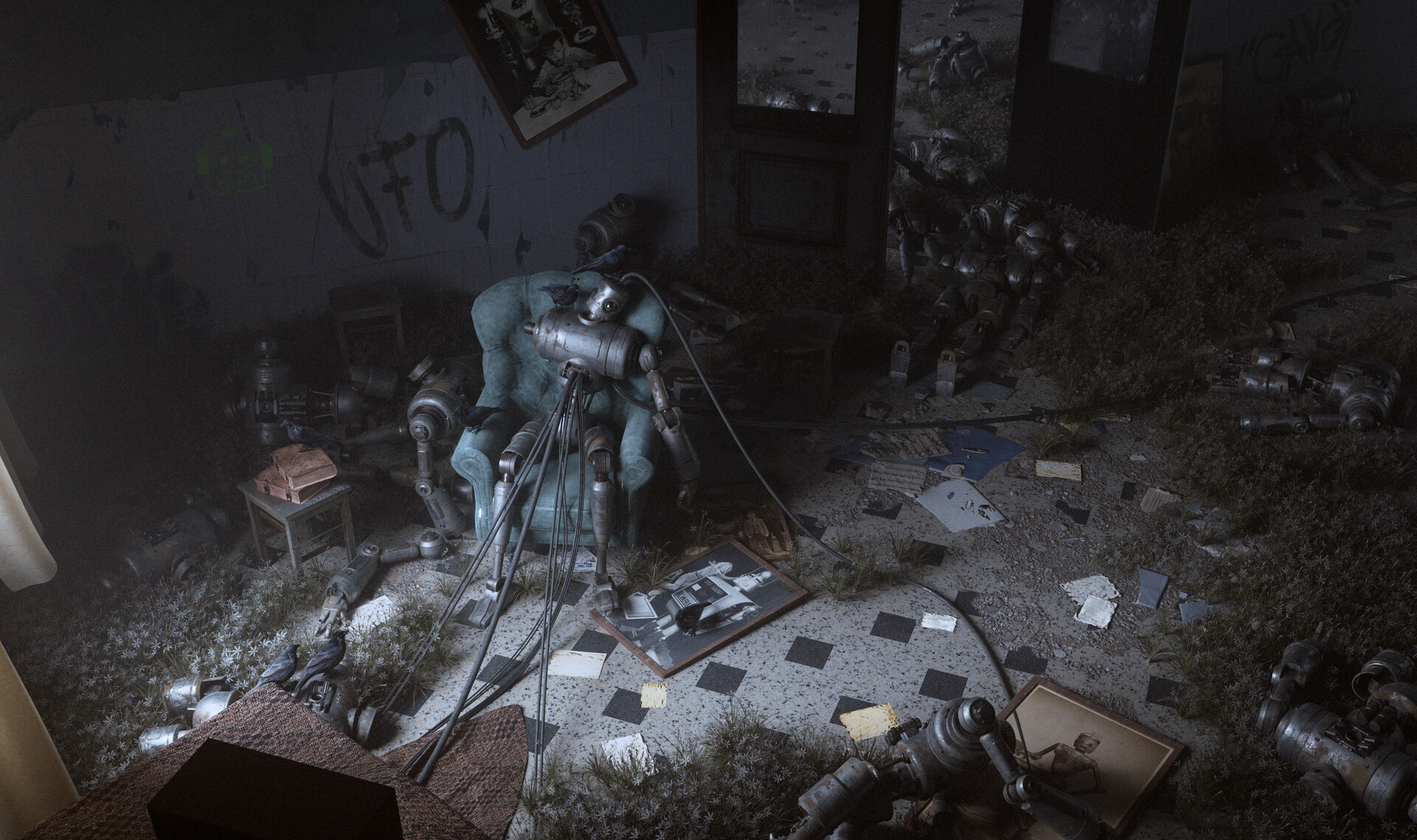 ArtStation - Broken robot