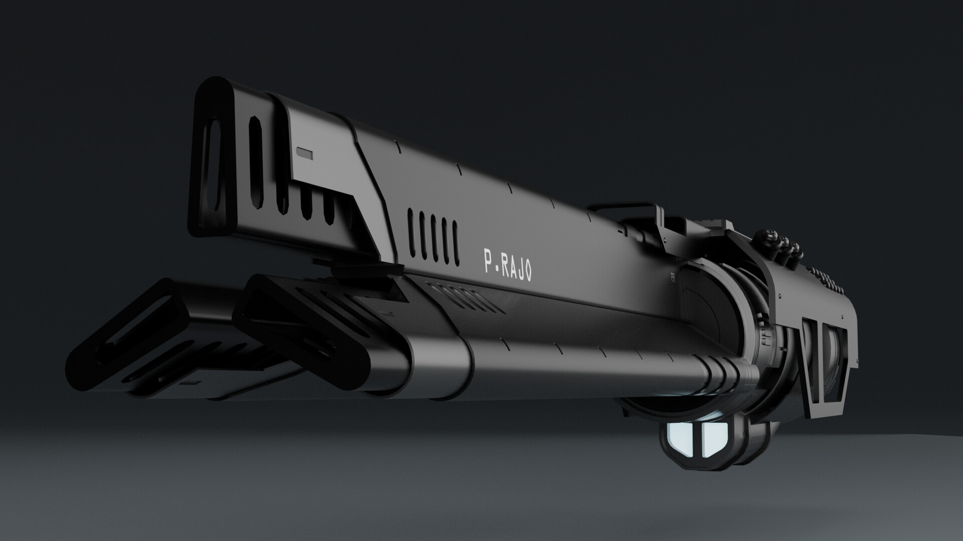 ArtStation - Sci-Fi Cannon - Study Project