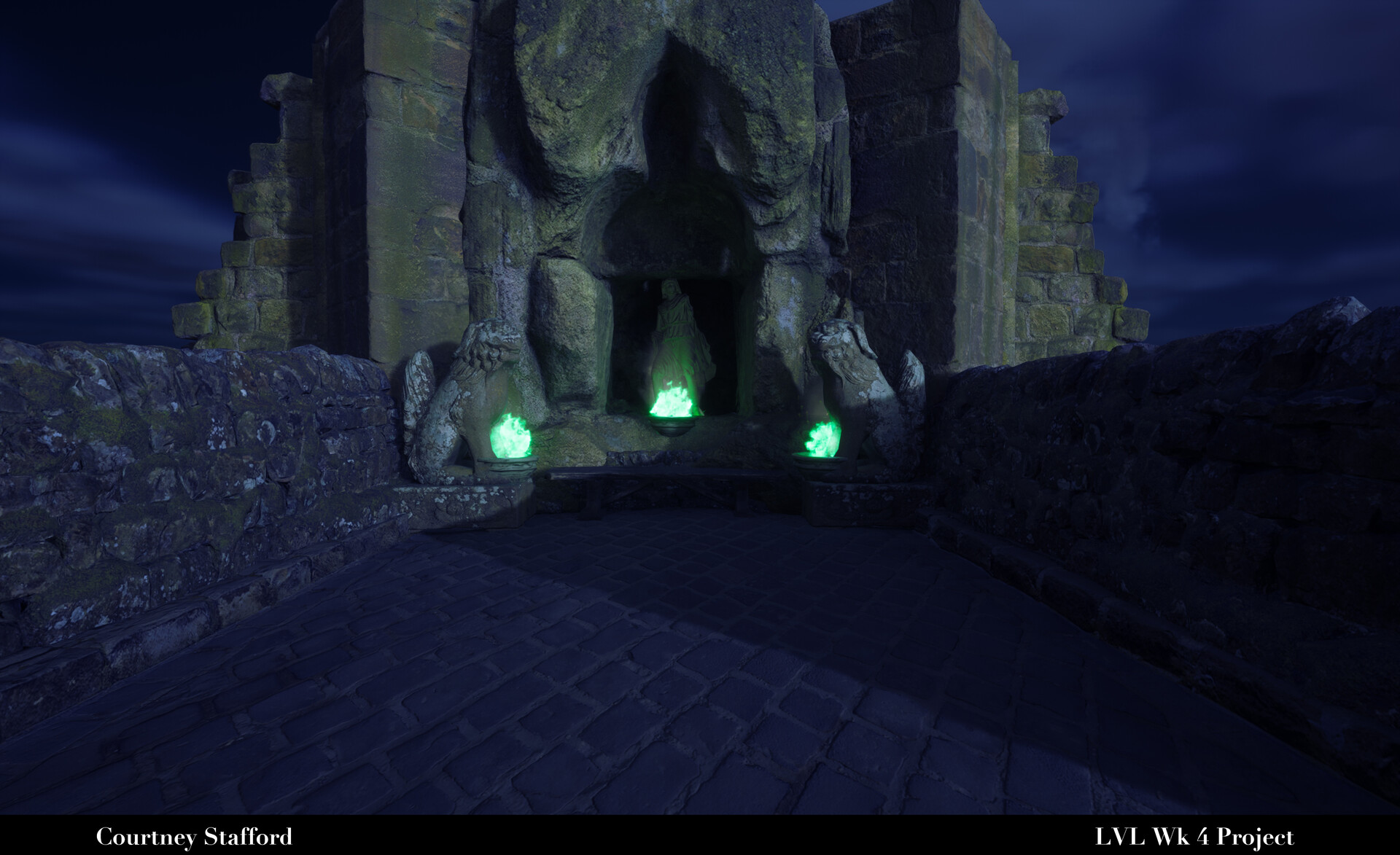 ArtStation - UE5 Altar Fire