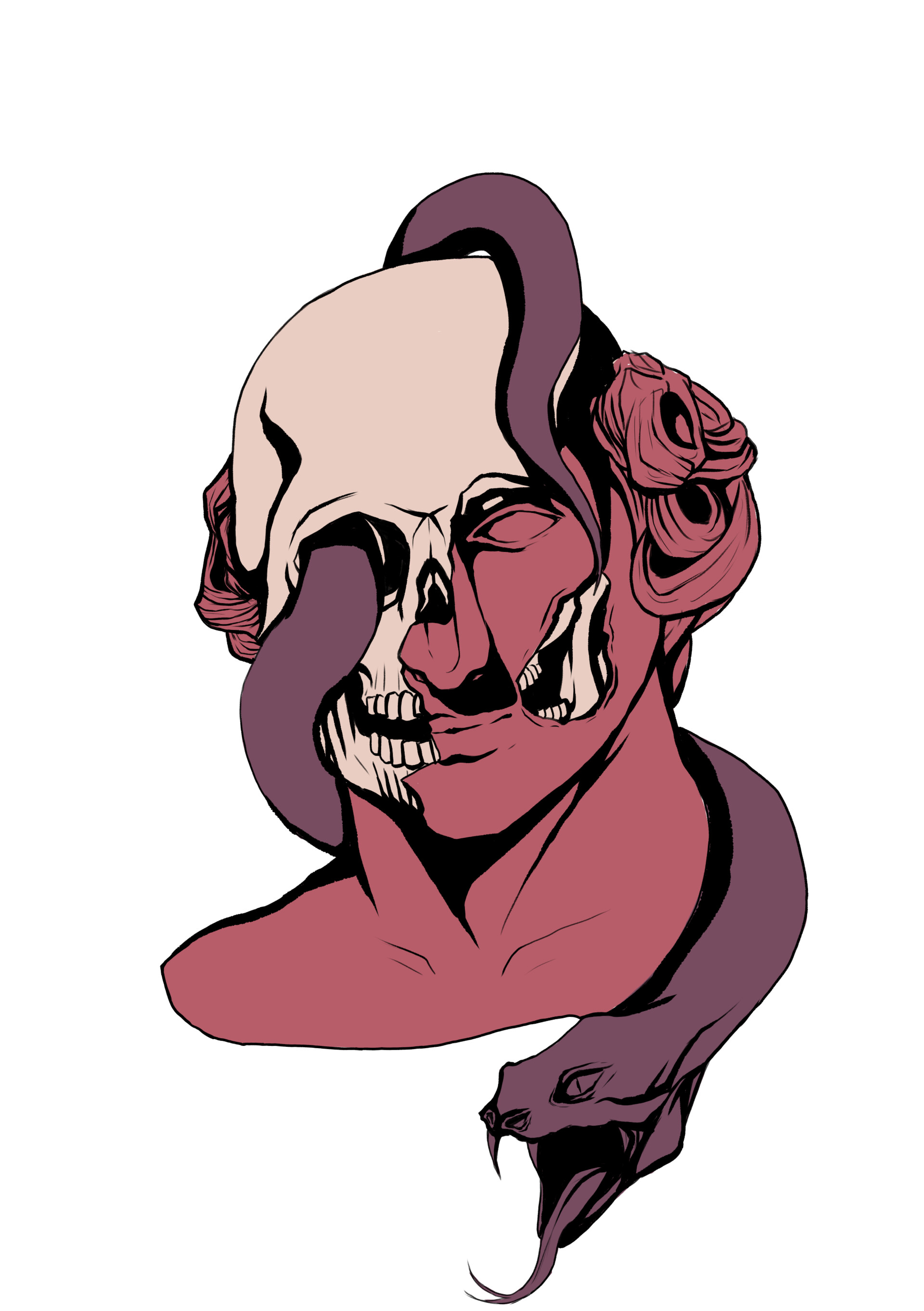 ArtStation - Graphic art Corrupted Statue