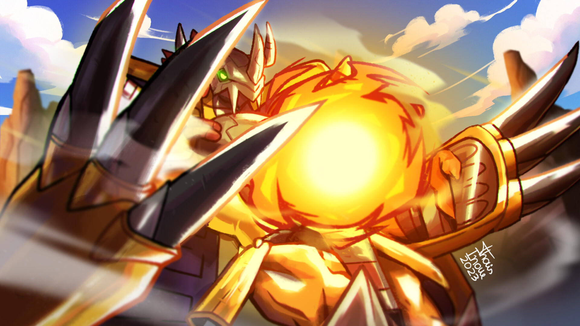 ArtStation - Wargreymon - Fanart