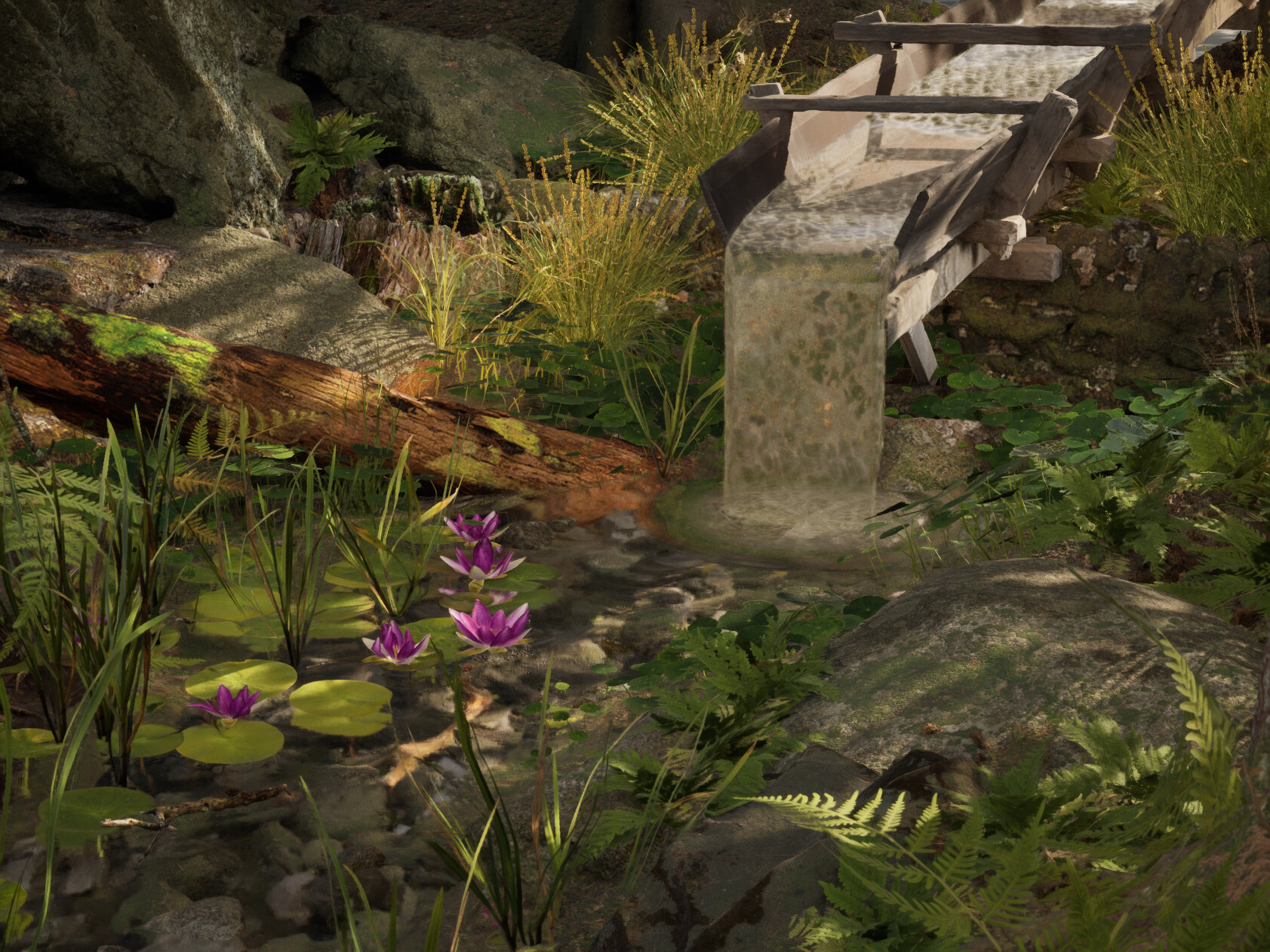 ArtStation - Flowing Water: Returning to Unreal Engine